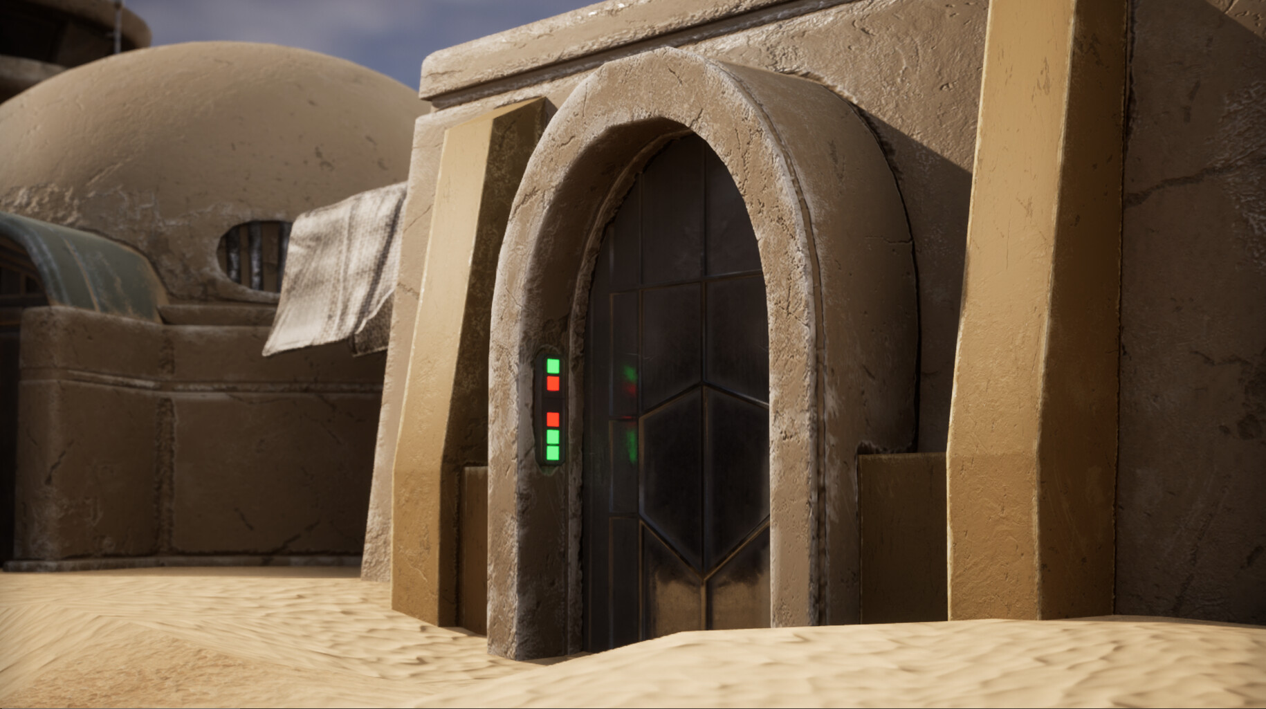 ArtStation - Mos Eisley Inspired Buildings - Star Wars Fan Art