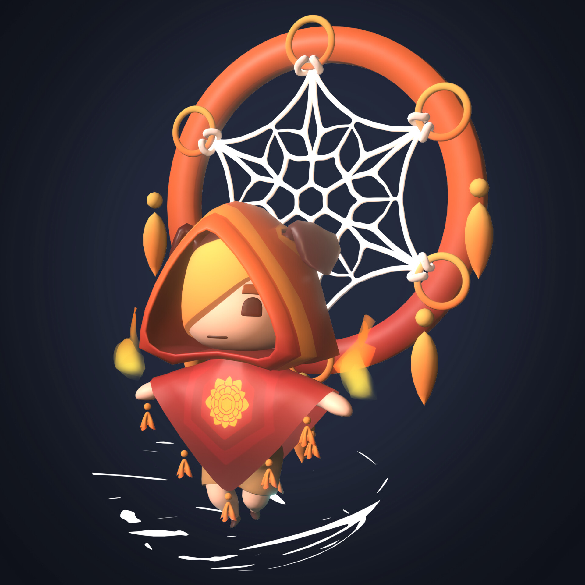 ArtStation - Badass Red Riding Hood-Native American