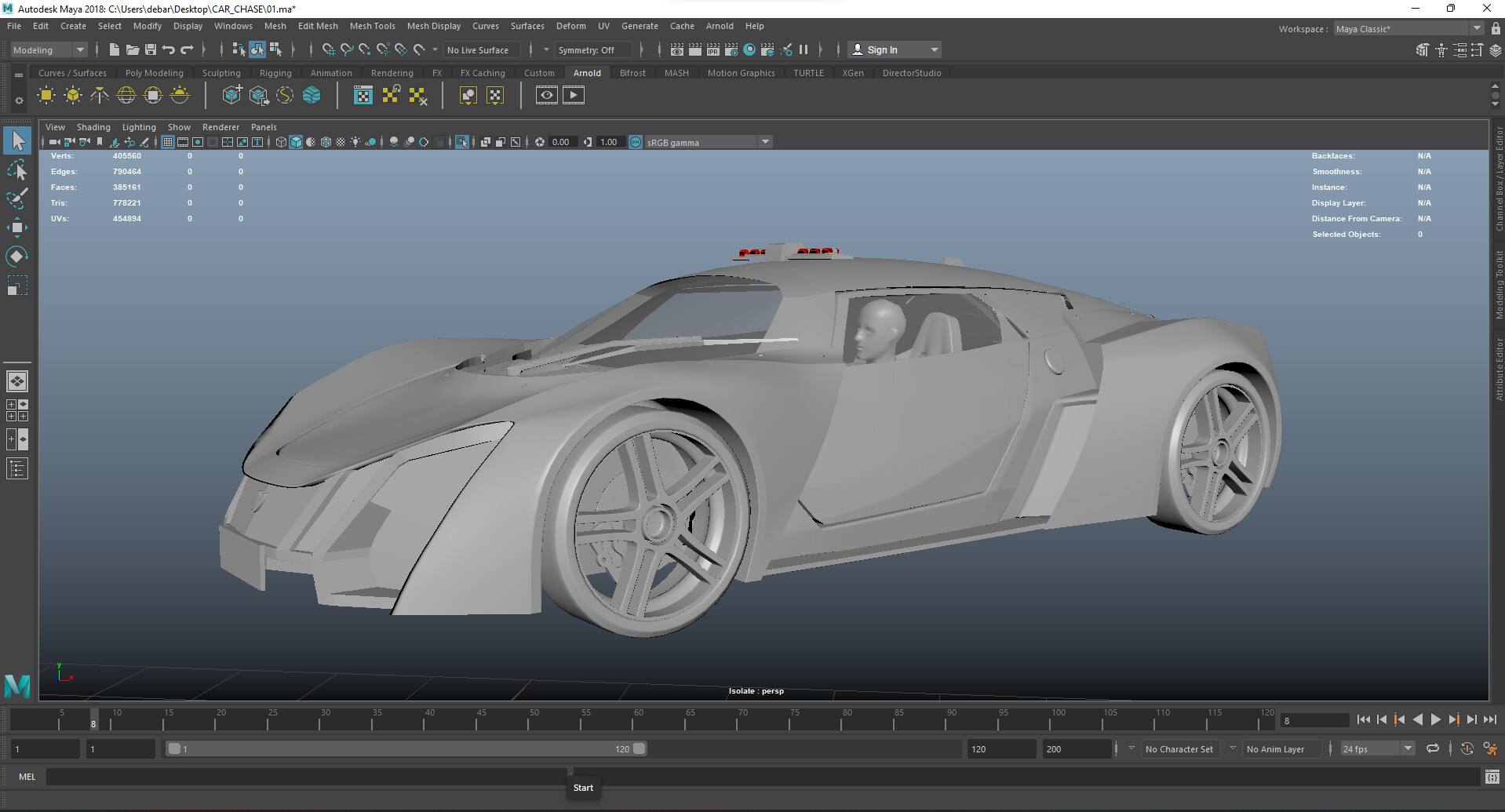 Debarpan Saha - Mustang GT , Chase Scene With Marussia B2