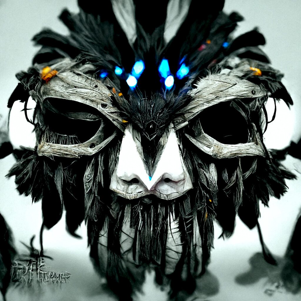 ArtStation - Shaman Masks with Disco Diffusion 5.4 (including symmetry)