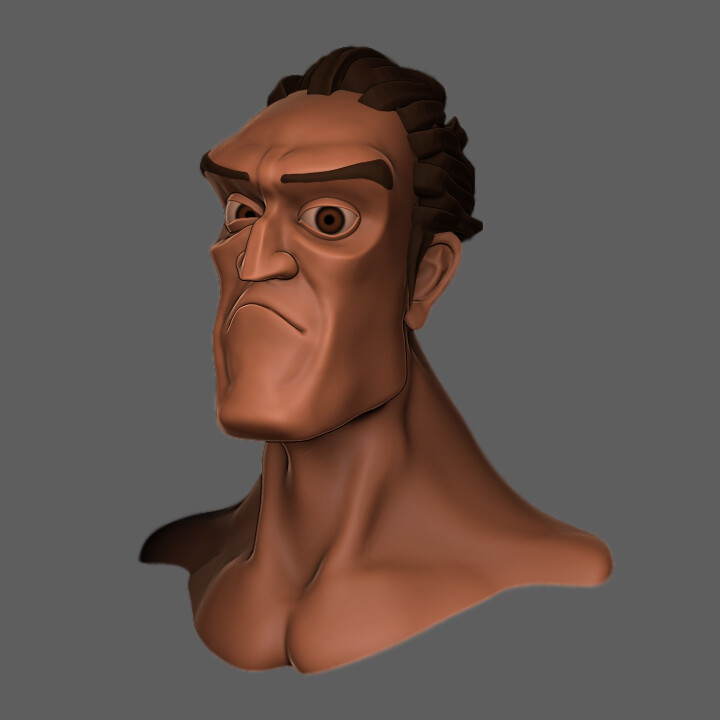 ArtStation - My sculping in ZBrush 2