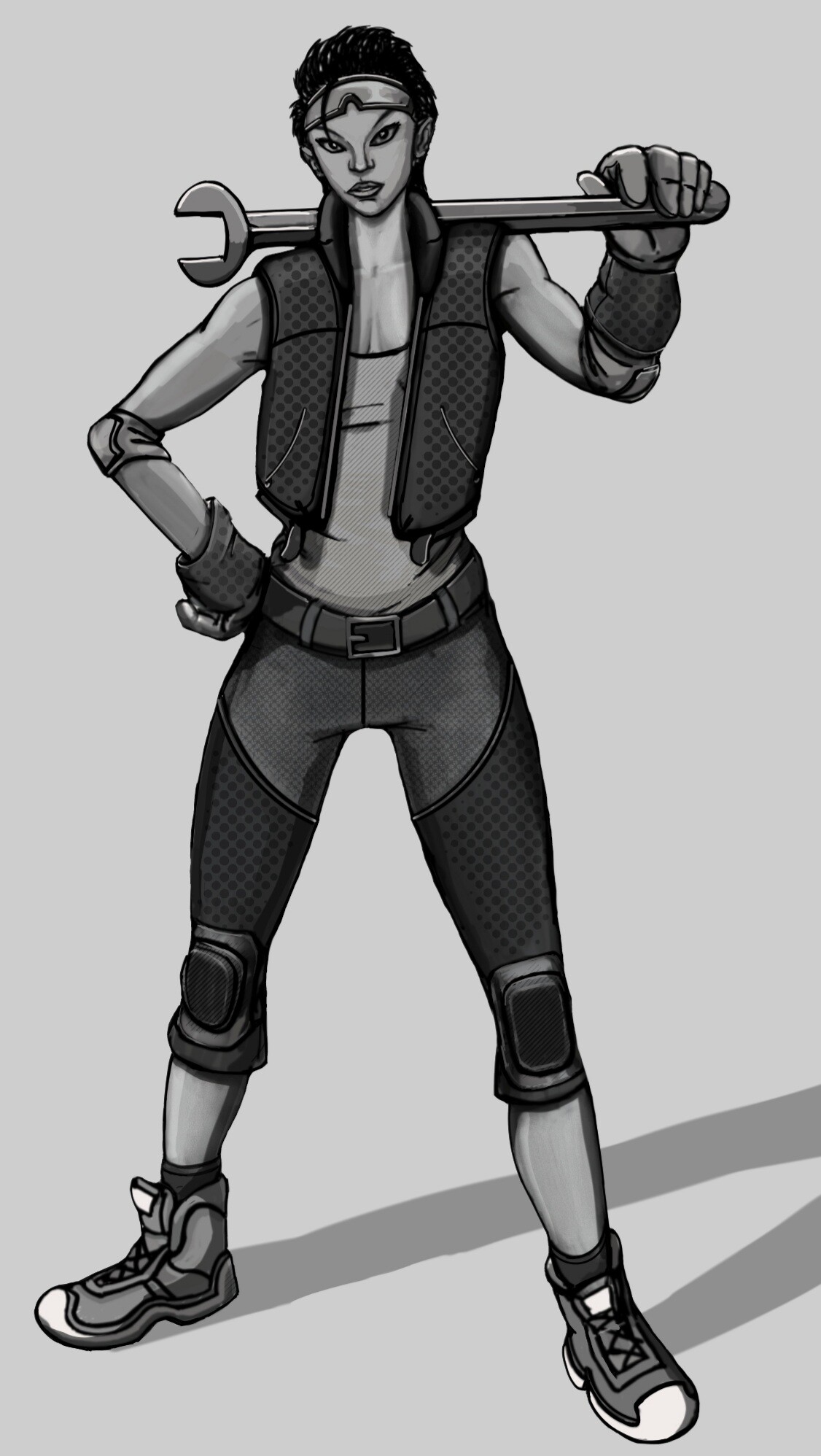 Kirill Shur - Project 《Boxers》2d concept character《AL Jik》pilot