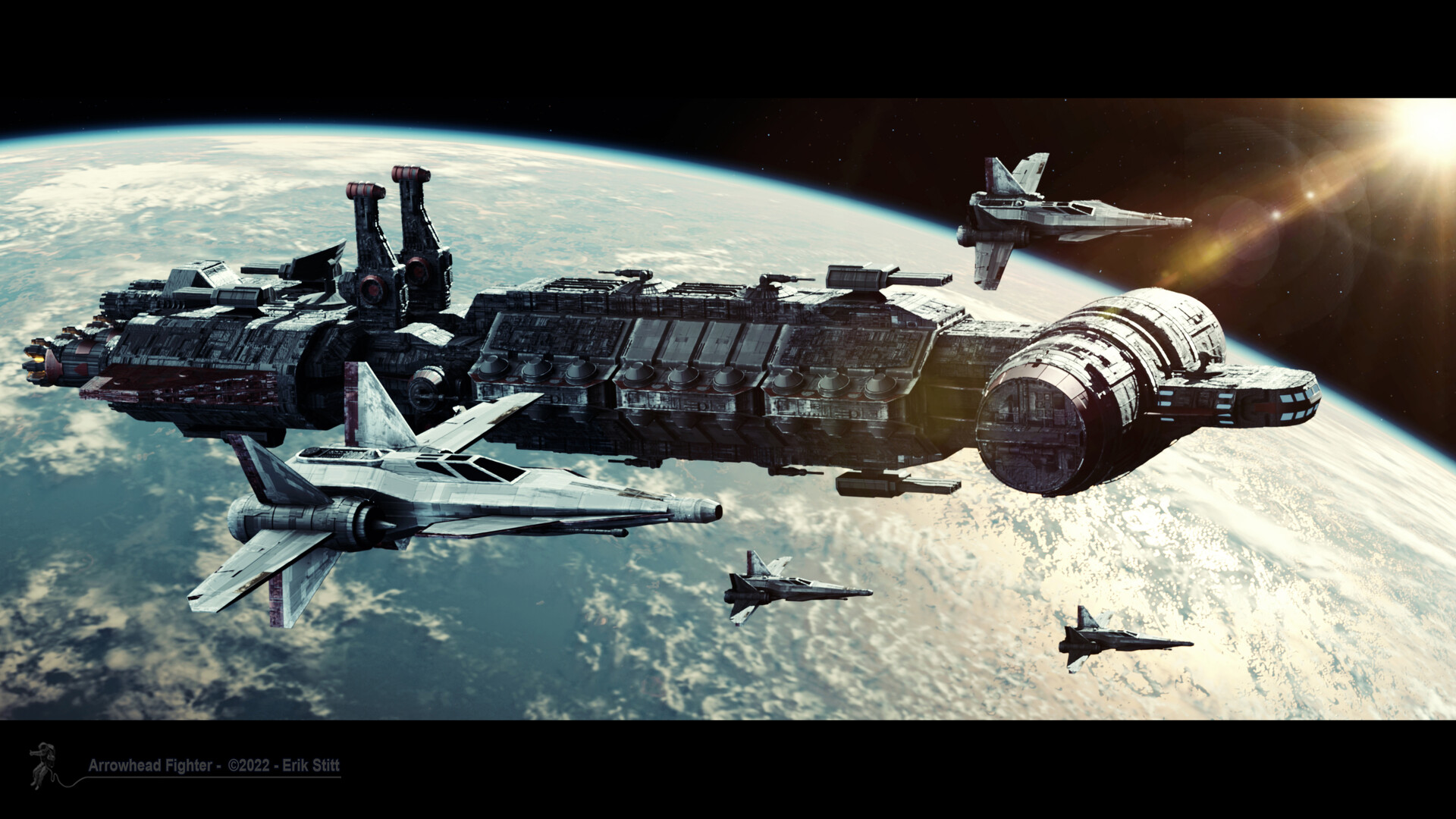 ArtStation - Arrowhead Fighter