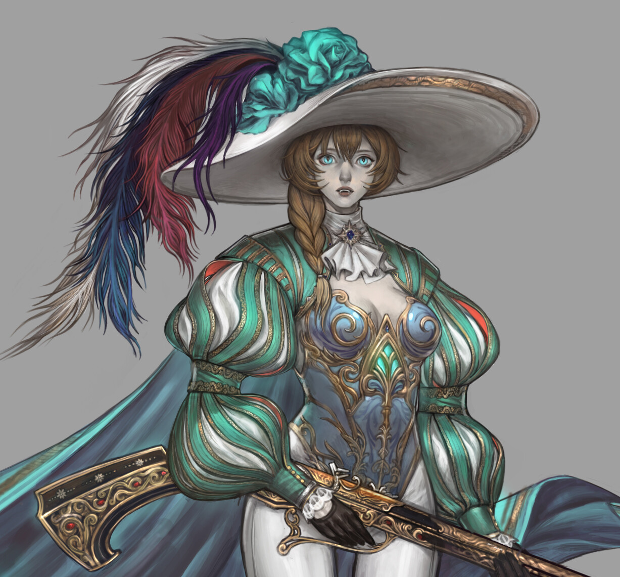 ArtStation - Classical vampire gunner