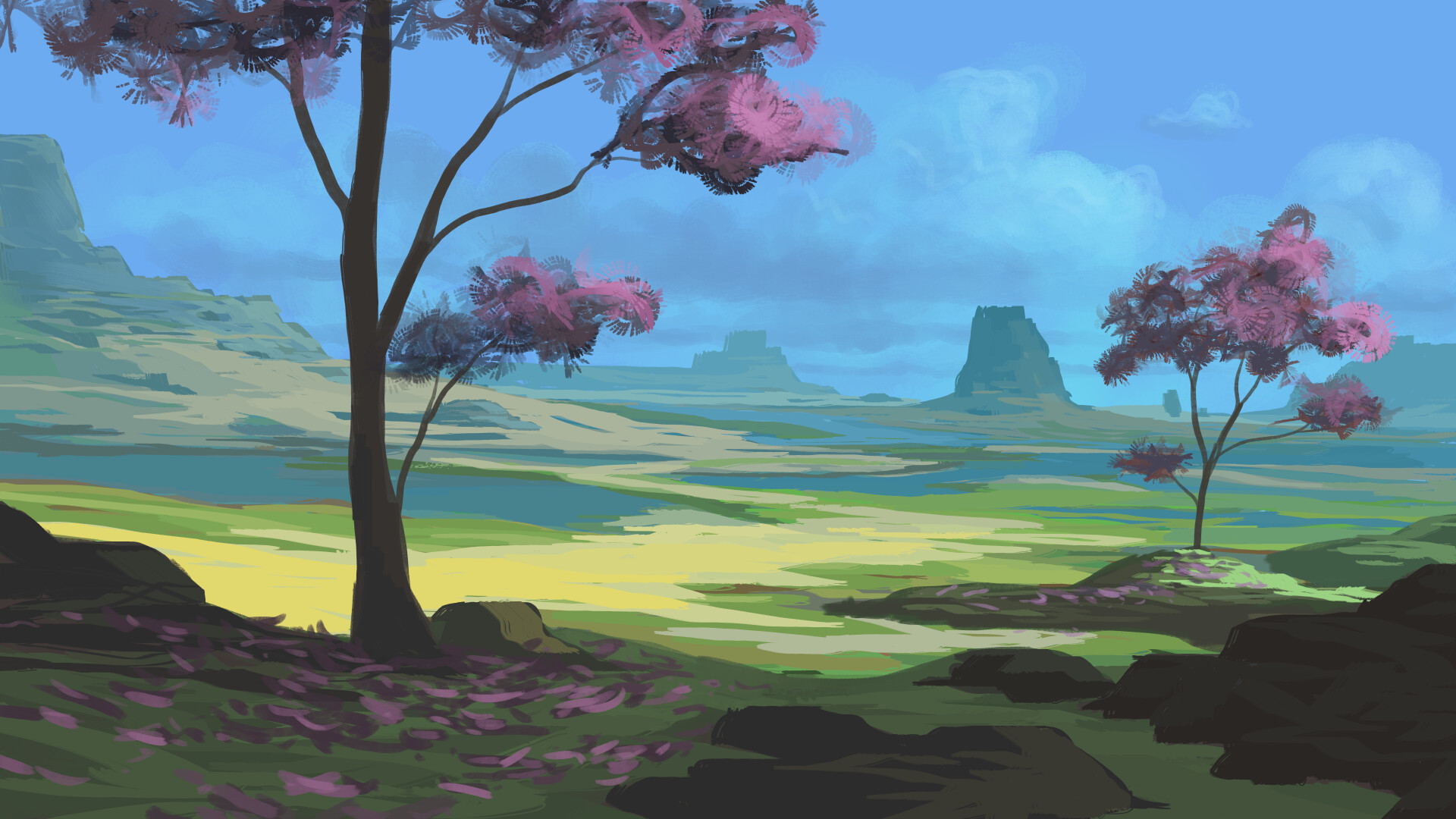ArtStation - Landscape - Speed painting