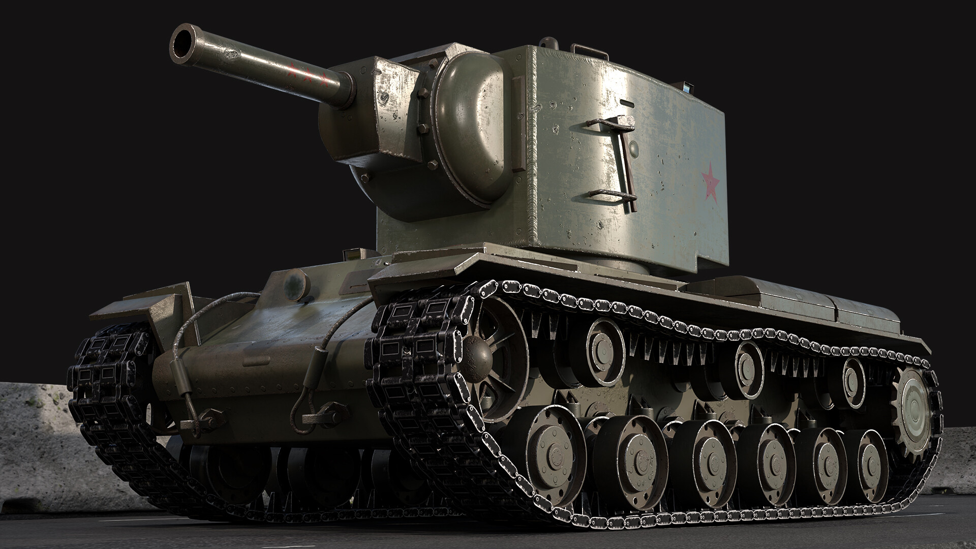 ArtStation - KV-2 heavy tank