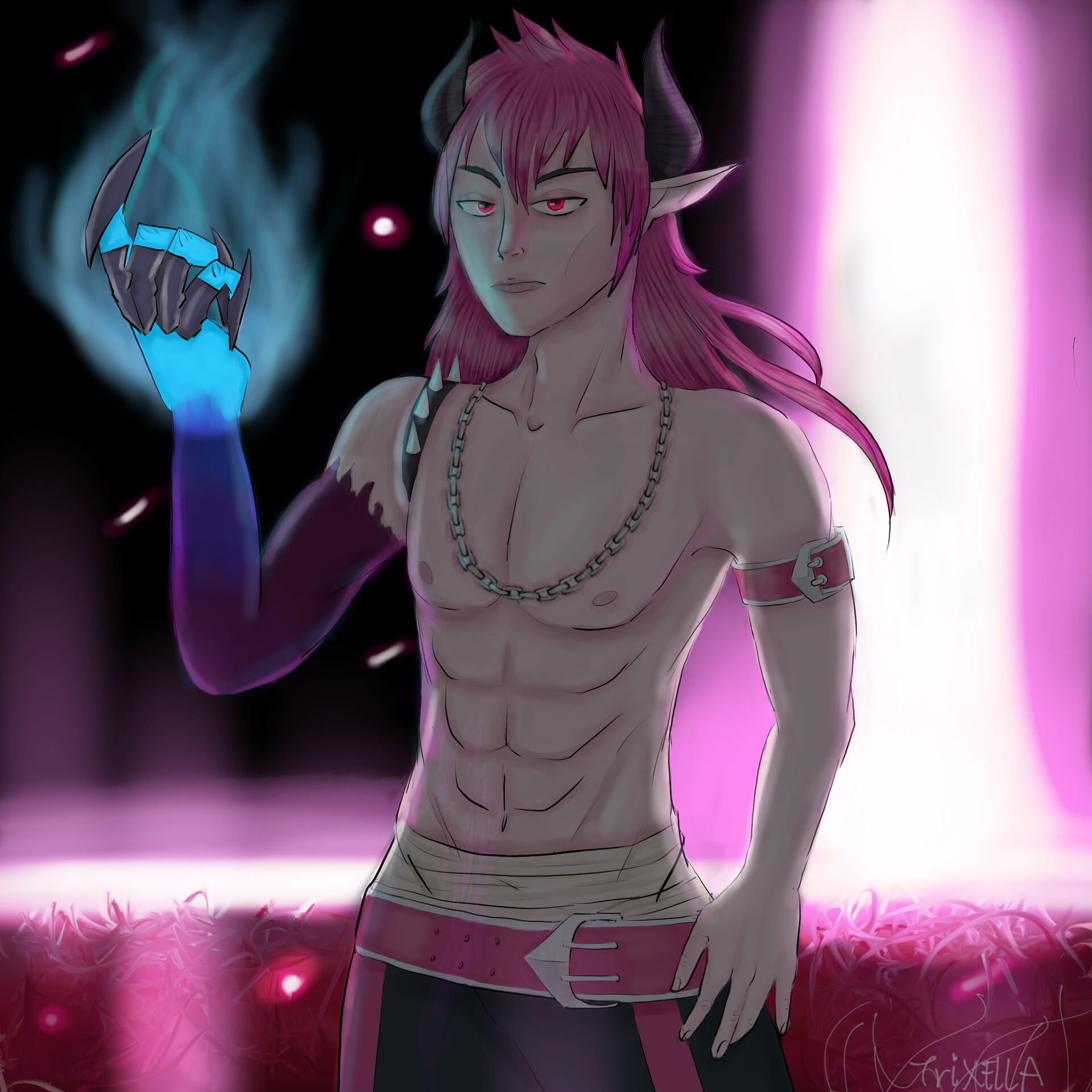 ArtStation - Dio Burning Canyon By Trixella