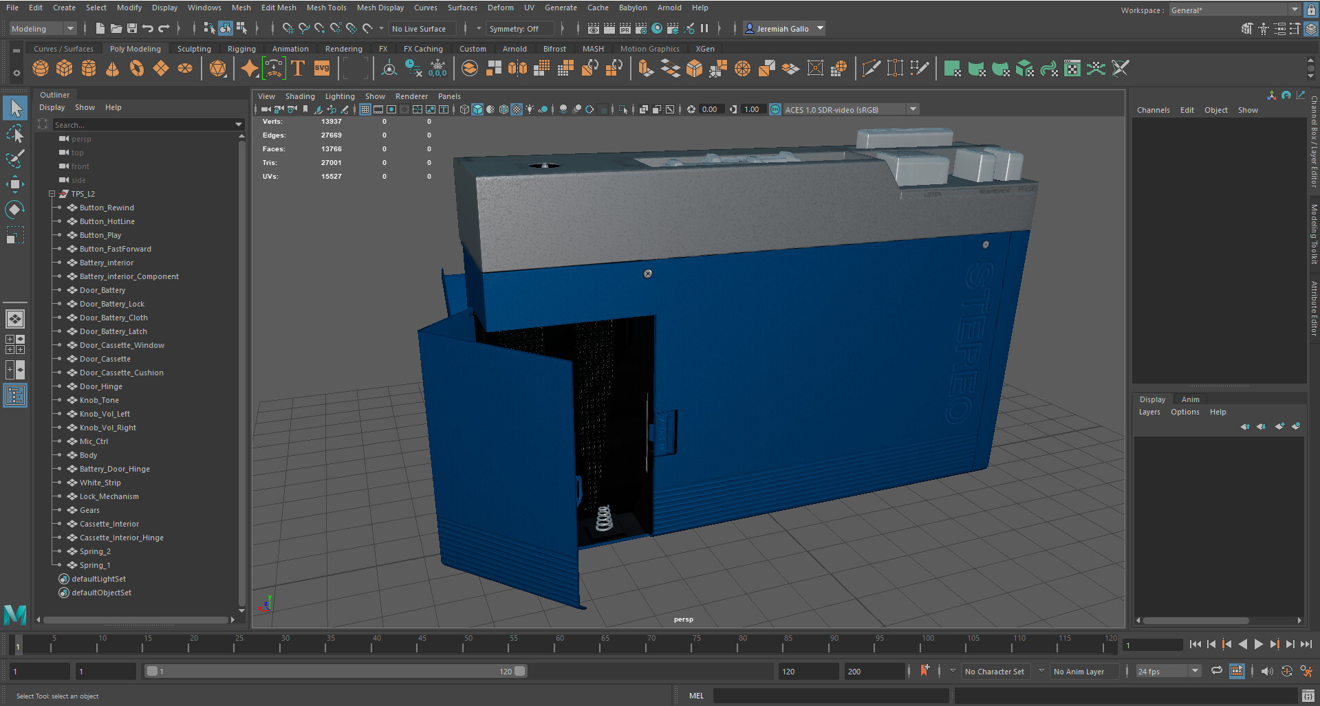 Jeremiah Gallo - Sony Walkman - Real-Time PBR workflow for AR/VR
