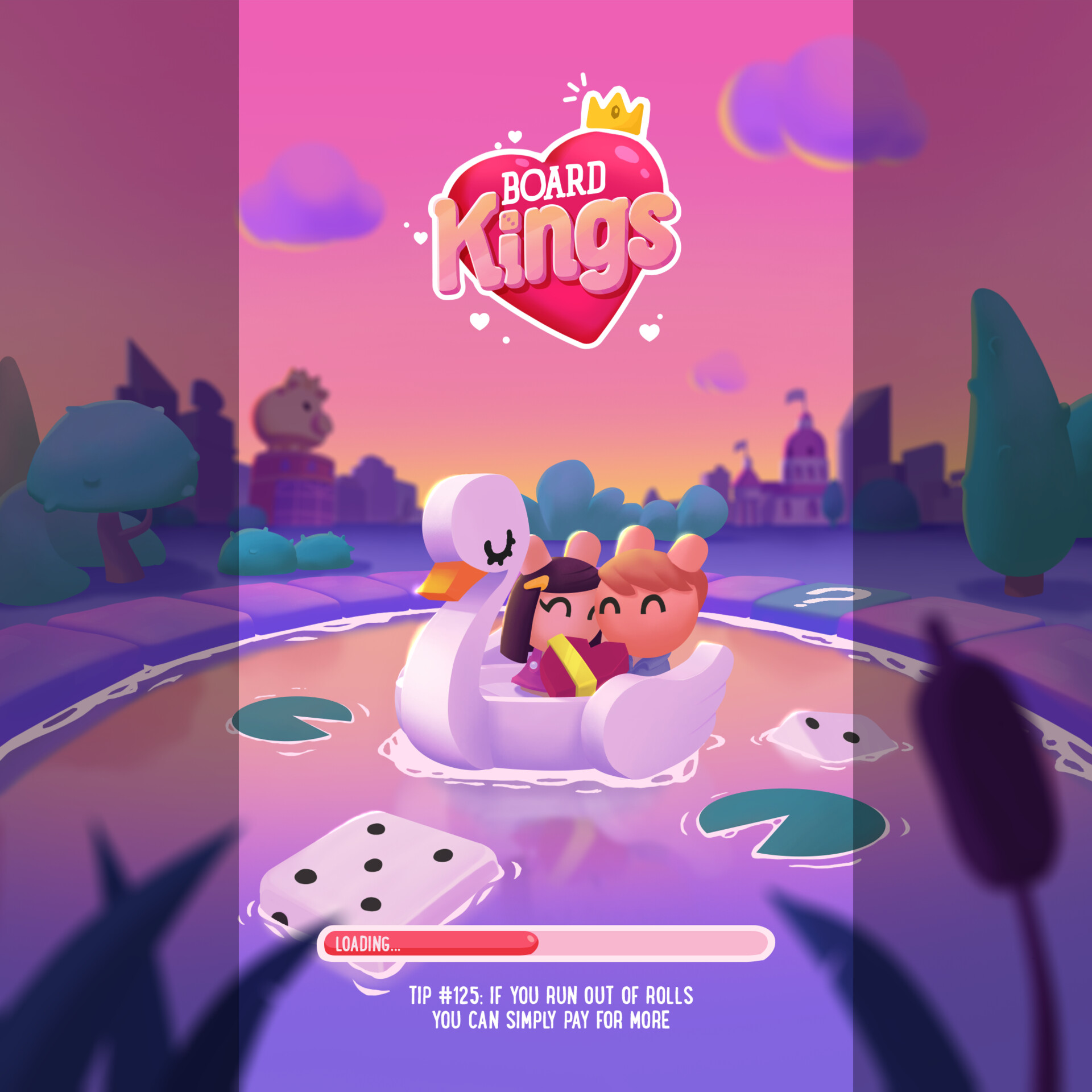 ArtStation - "Board Kings" Splash screen for Valentine's Day