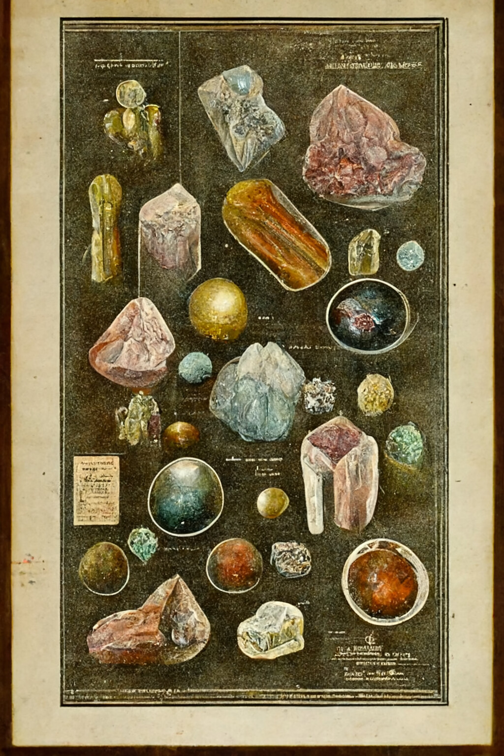 Michael Miccoli - Lithographs of Otherworldly Gem & Mineral Specimens ...