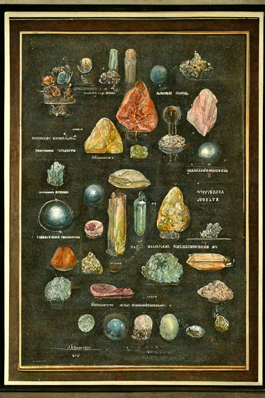 Michael Miccoli - Lithographs of Otherworldly Gem & Mineral Specimens ...