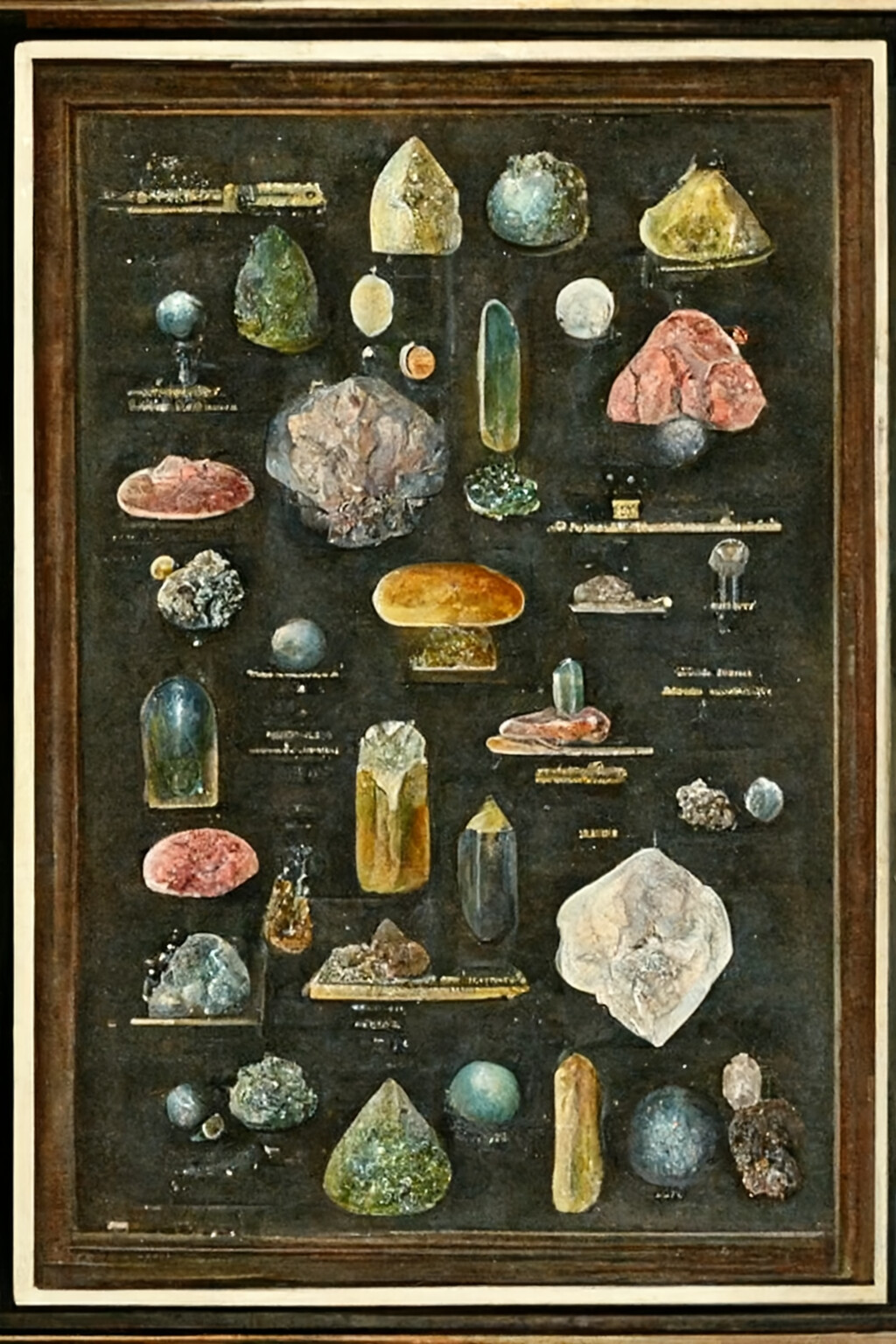 Michael Miccoli - Lithographs of Otherworldly Gem & Mineral Specimens ...