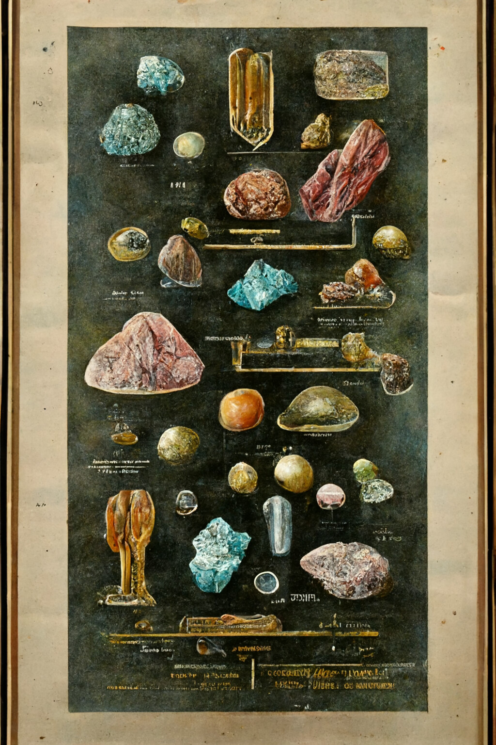 Michael Miccoli - Lithographs of Otherworldly Gem & Mineral Specimens ...