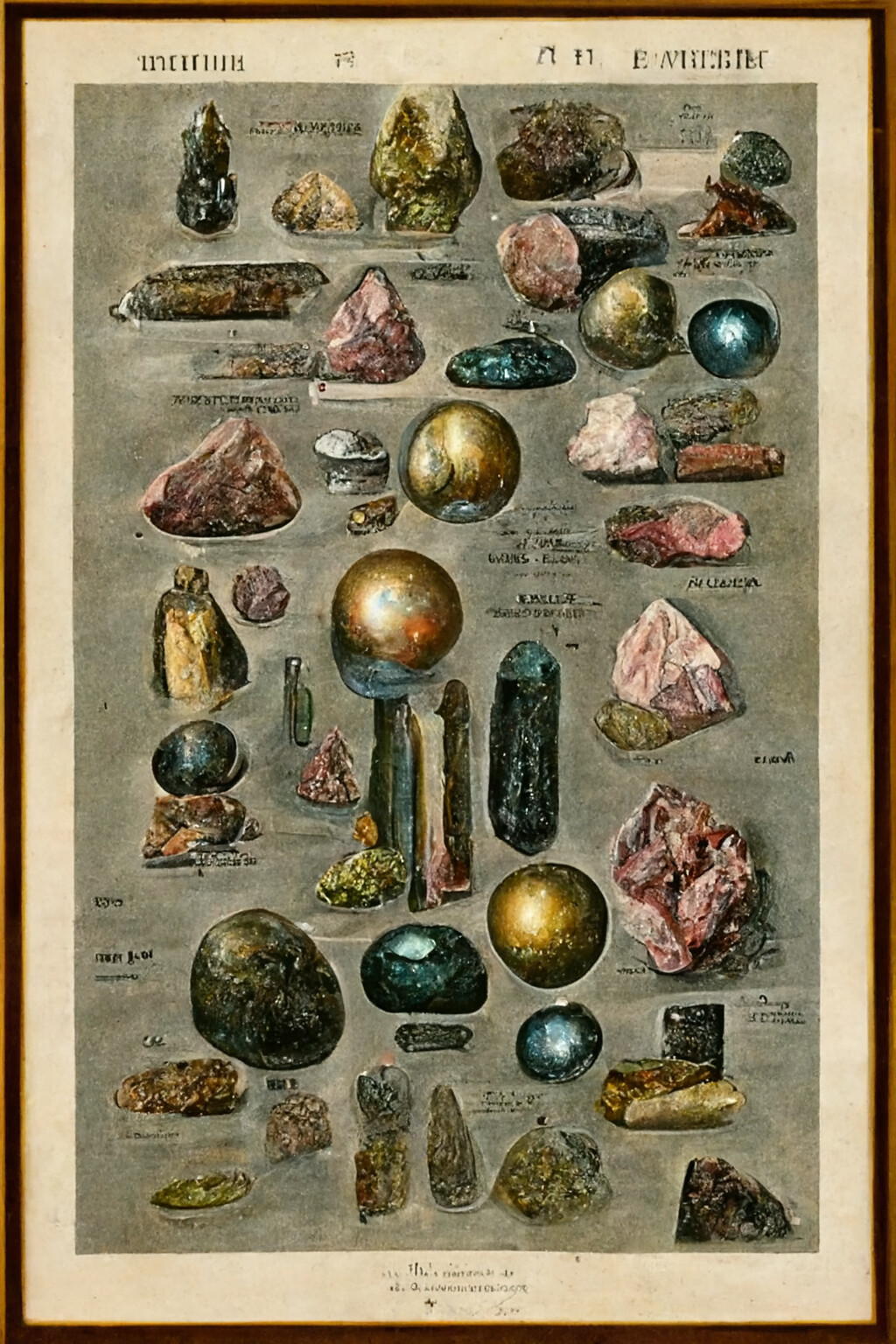 Michael Miccoli - Lithographs of Otherworldly Gem & Mineral Specimens ...