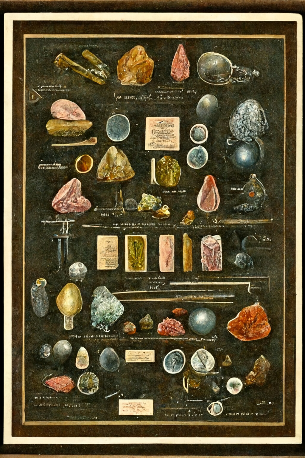Michael Miccoli - Lithographs of Otherworldly Gem & Mineral Specimens ...