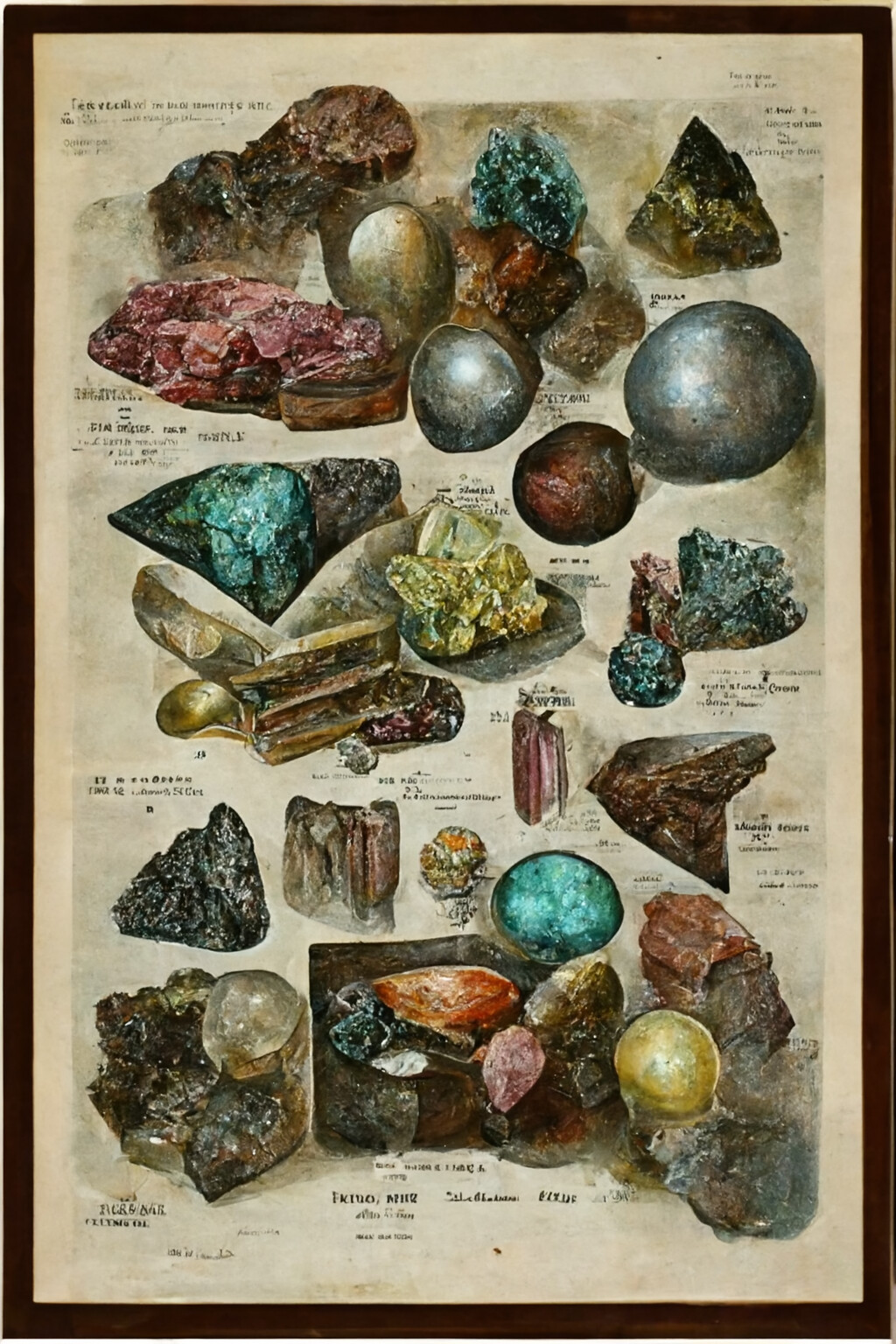 Michael Miccoli - Lithographs of Otherworldly Gem & Mineral Specimens ...
