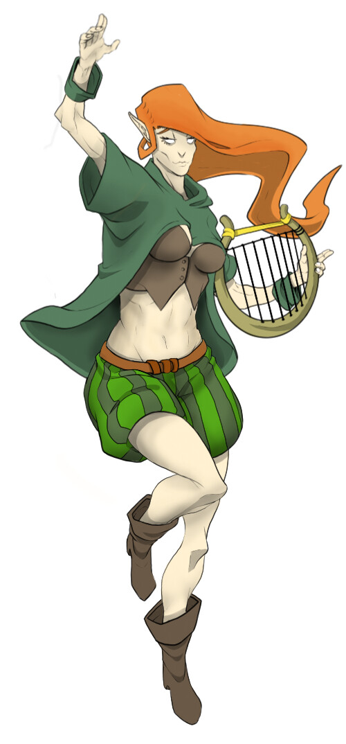 ArtStation - Female Bard