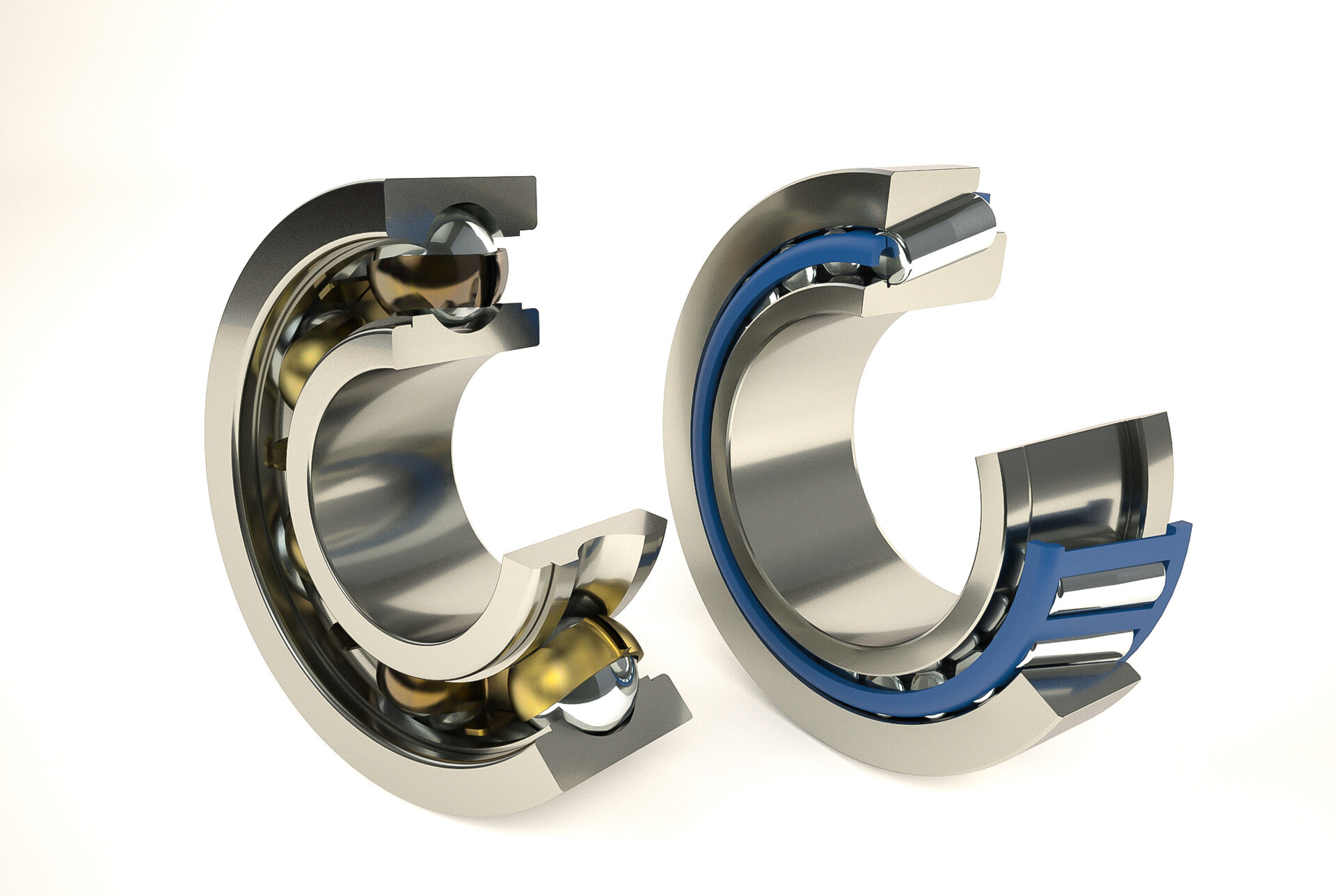 ArtStation - ball bearings and roller bearings