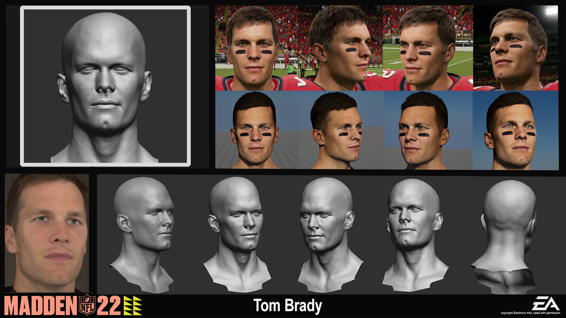 ArtStation - Madden NFL and NBA Live work