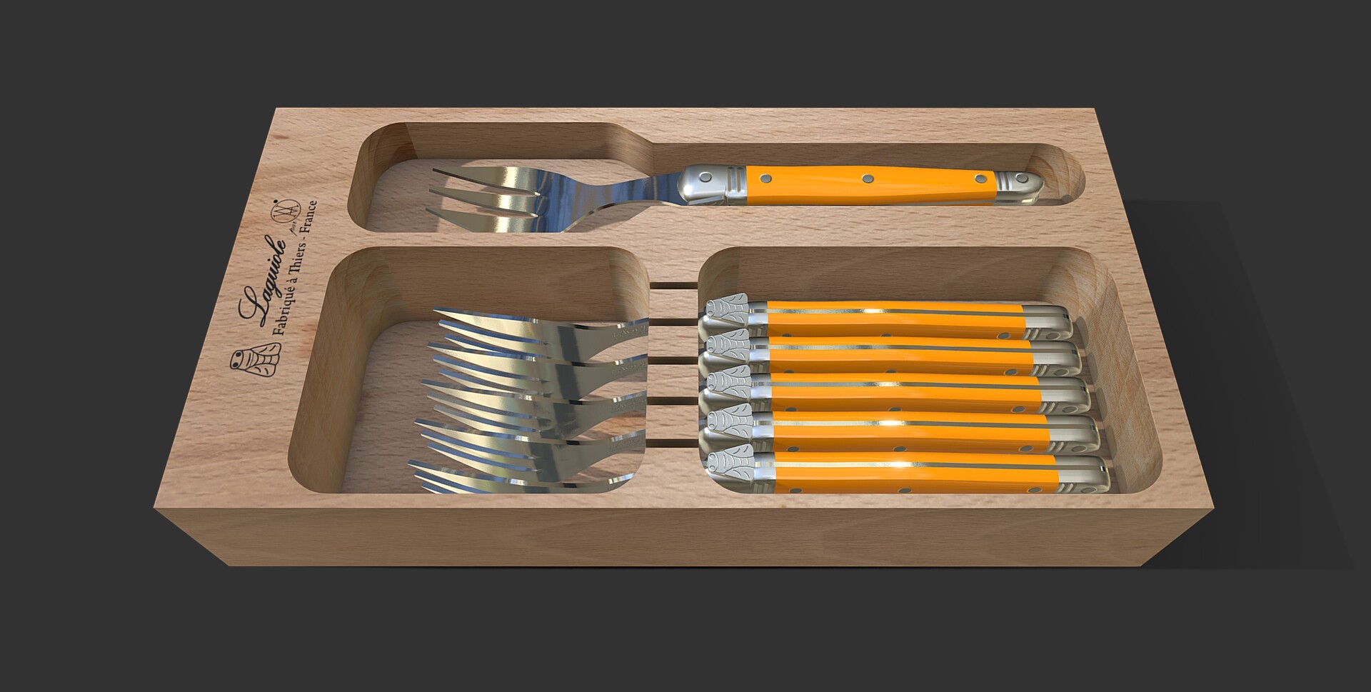 ArtStation - Laguiole Cake Fork Set
