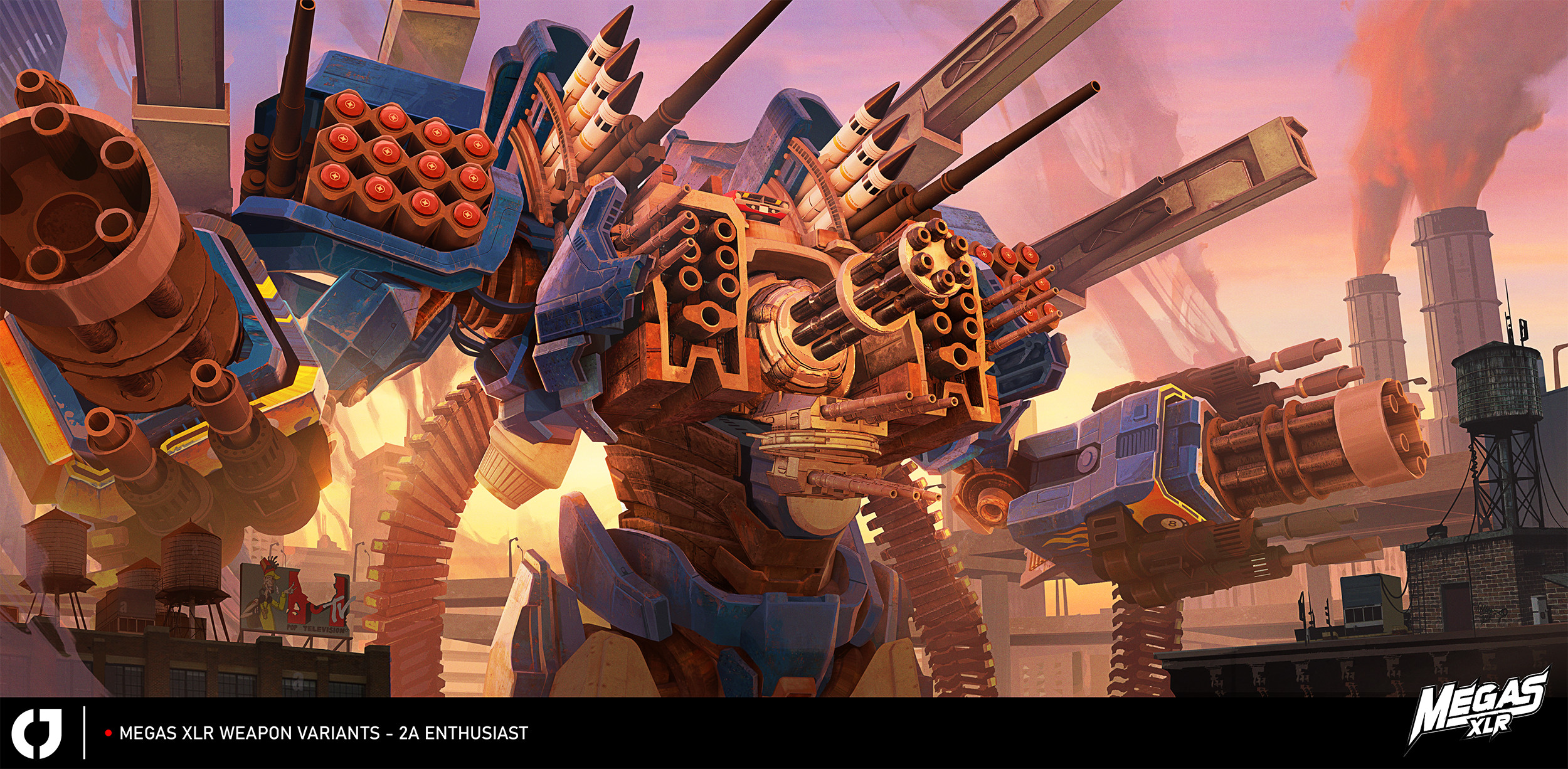 Carson Jones - Megas XLR: Build/Weapon Variants