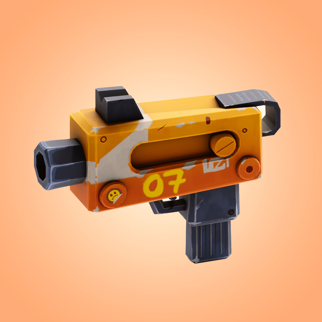 ArtStation - Stylized Gun