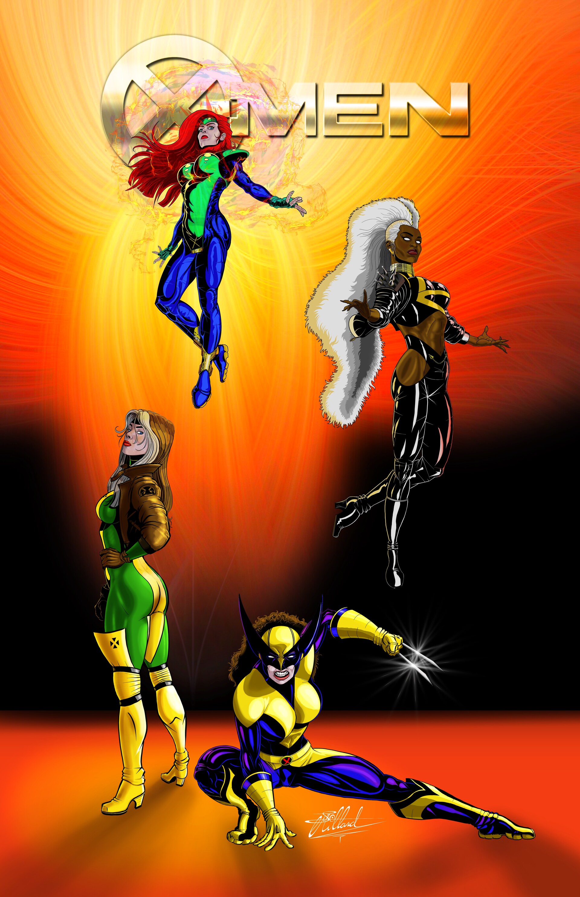 ArtStation - X-Men: The Women of X