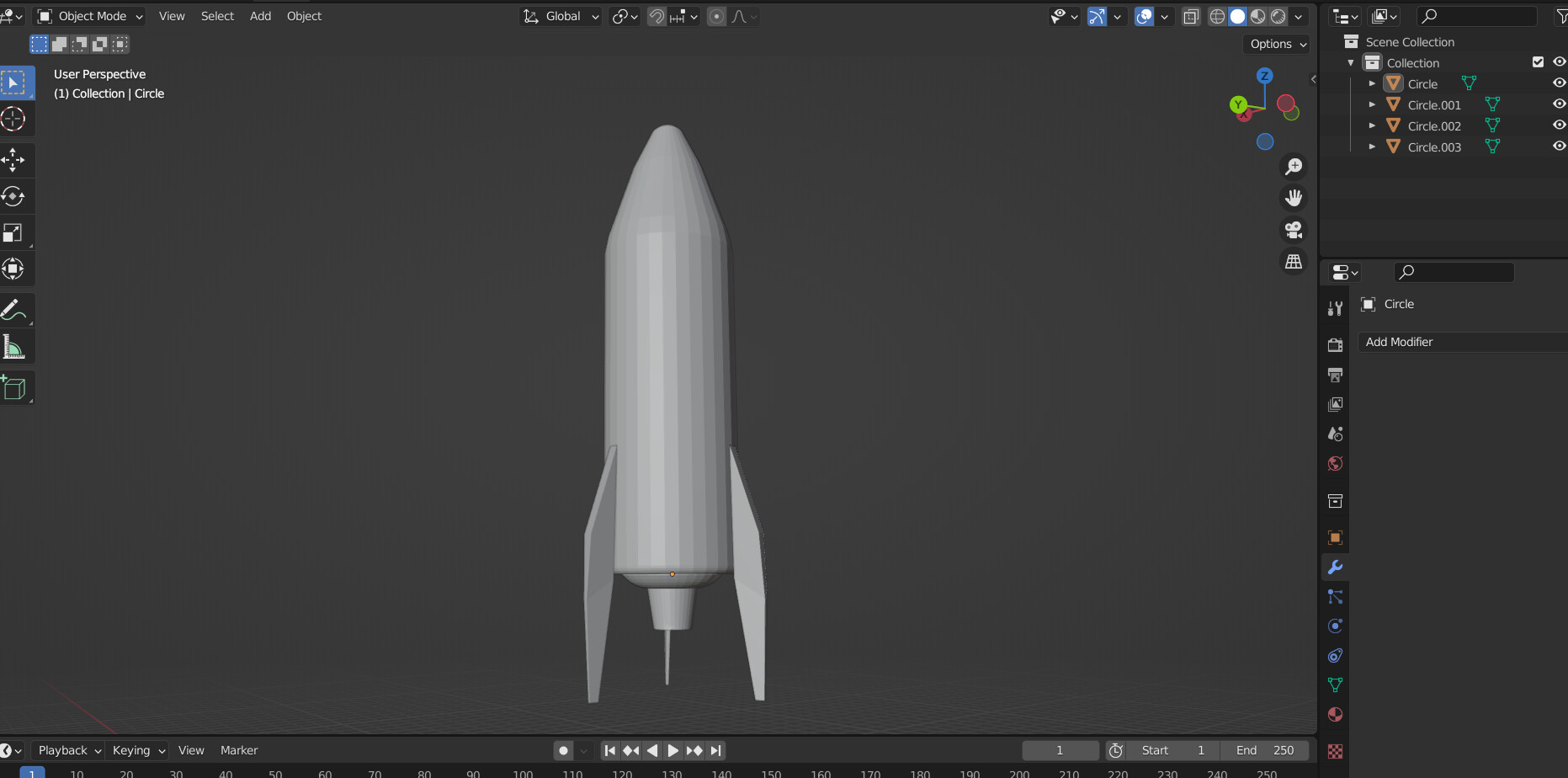 ArtStation - Low-Poly Rocket