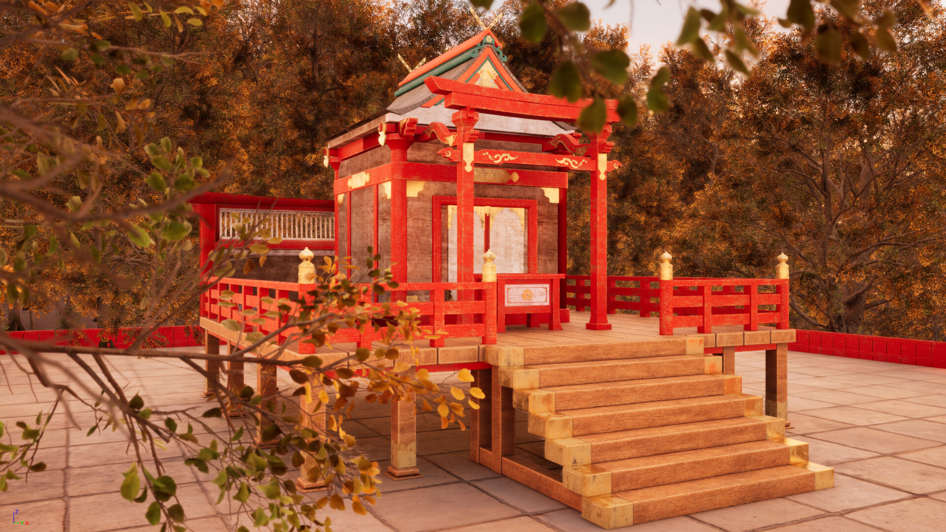 ArtStation - Japanese Shrine