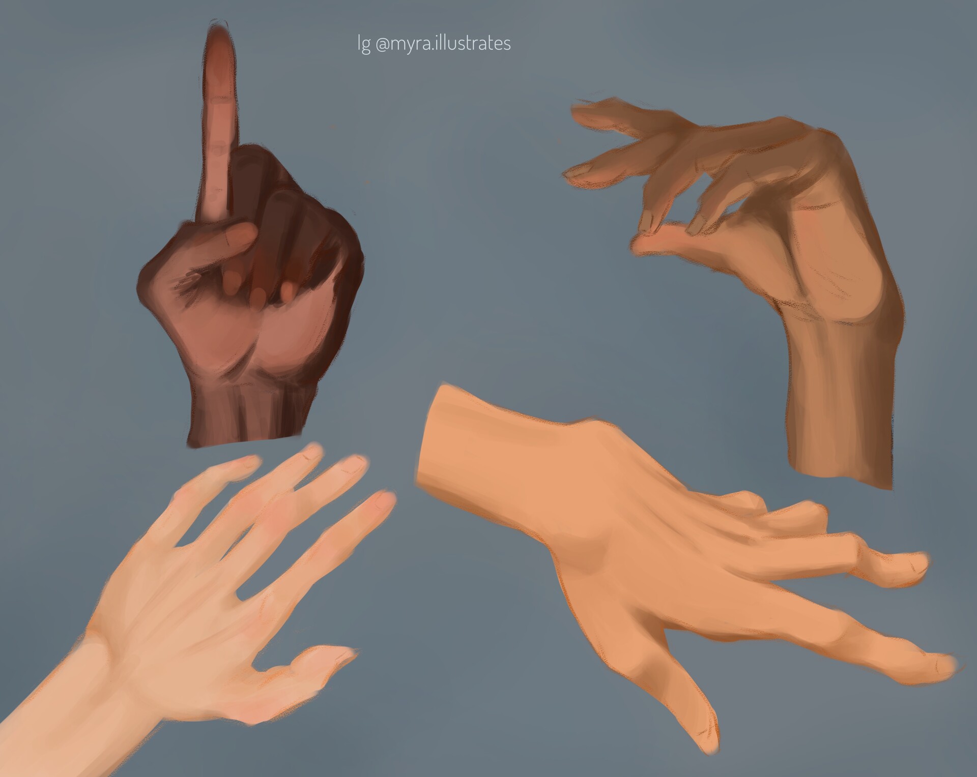 ArtStation - Hand Study