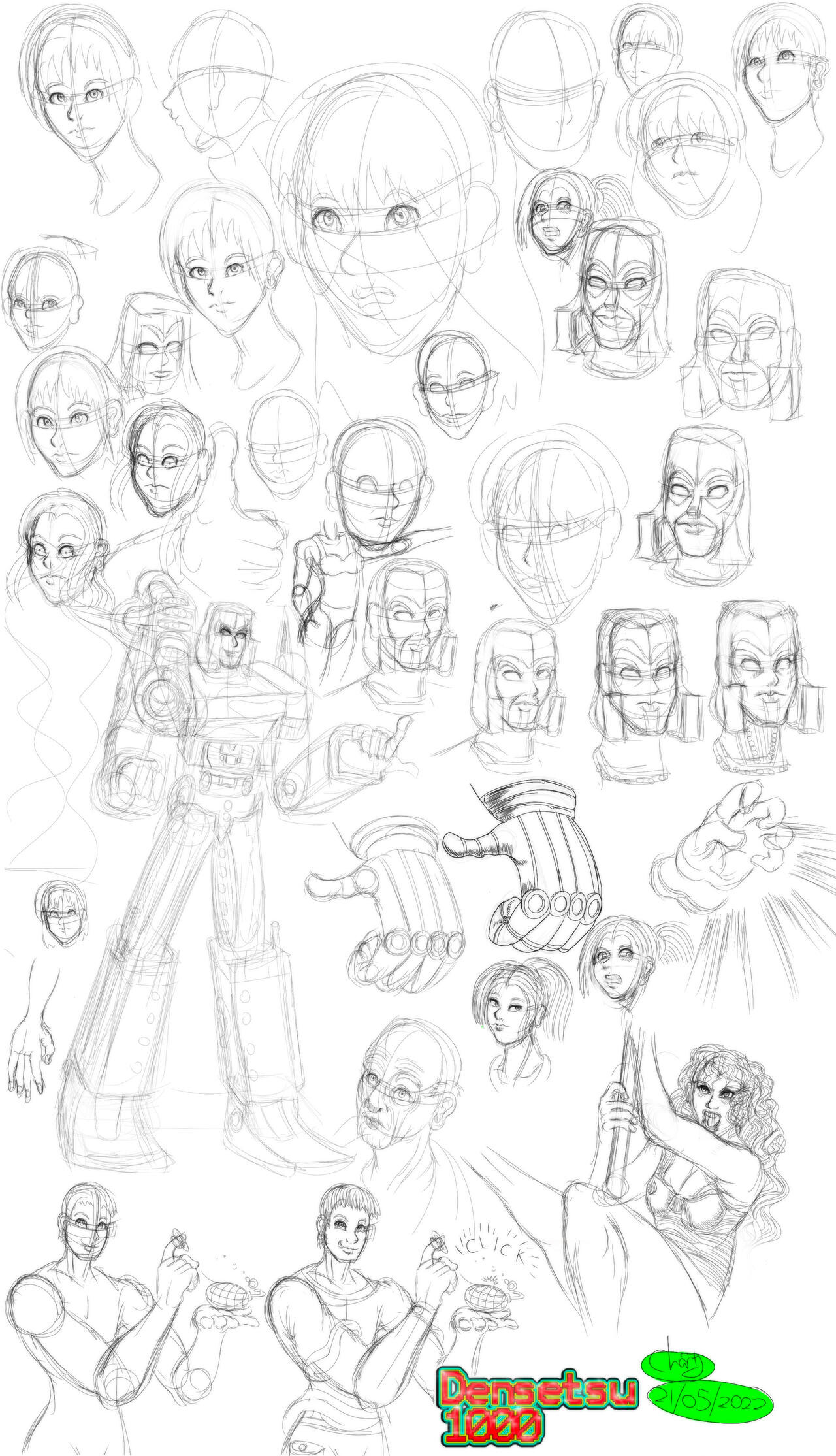 ArtStation - Digital sketch practice - 21/05/2022