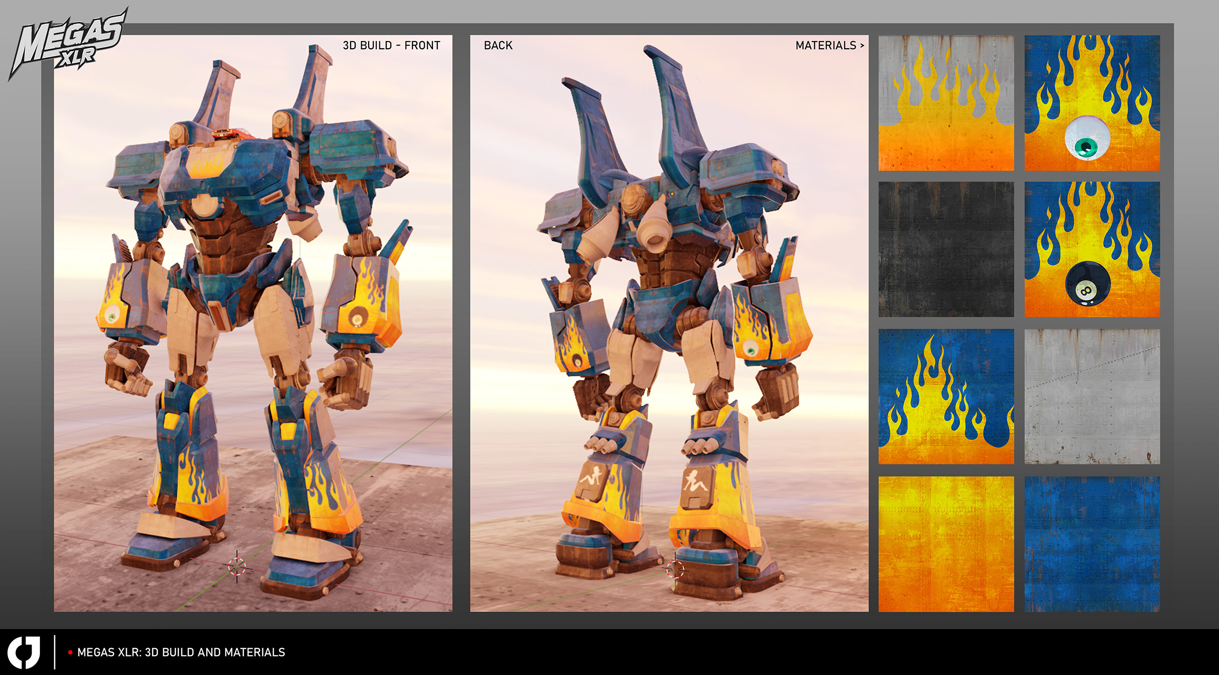 Carson Jones - Megas XLR: Build/Weapon Variants