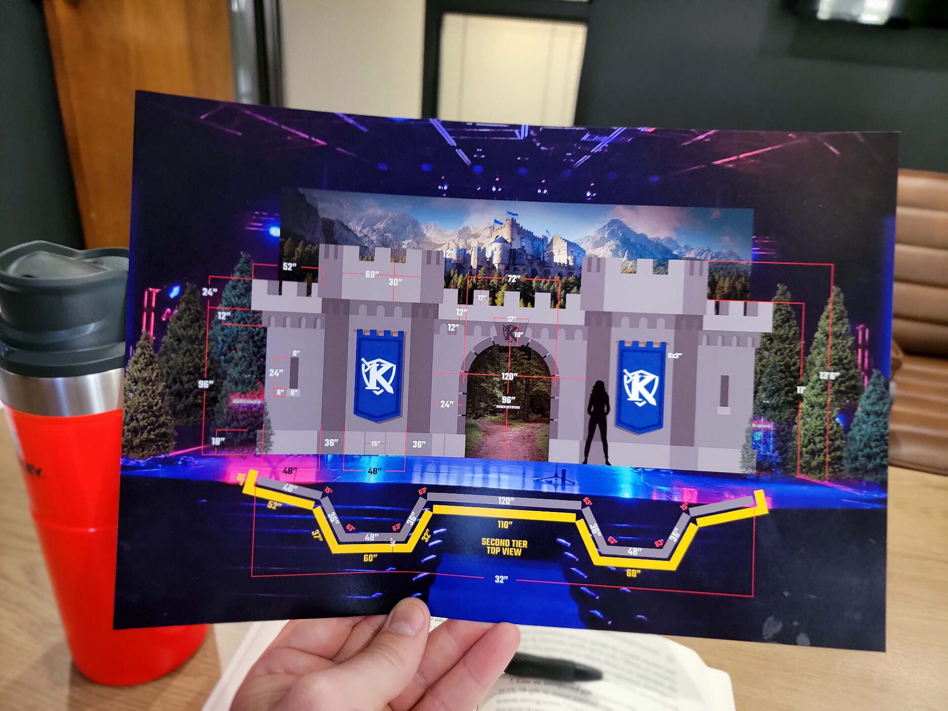 James Pitkin - Kingdom VBS - Event Art (Set Design & Prop Elements)