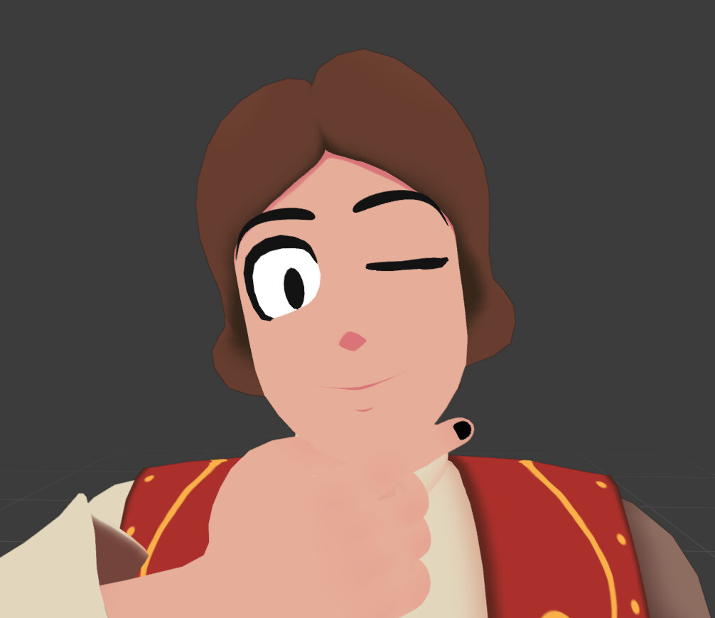 ArtStation - Vtuber Priest [ 3DVrm / Vtuber / VrChat model ]