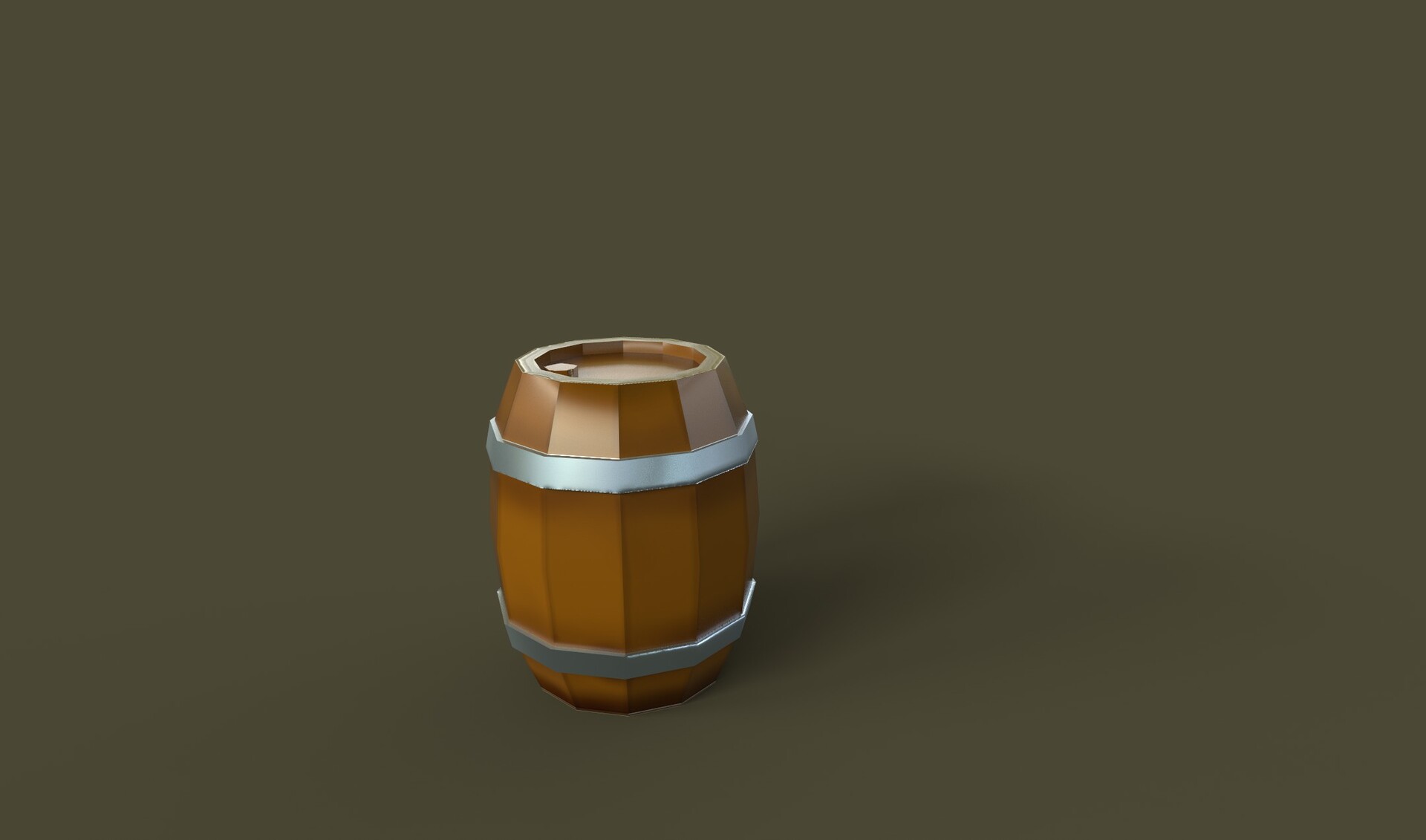 ArtStation - Stylized Barrel