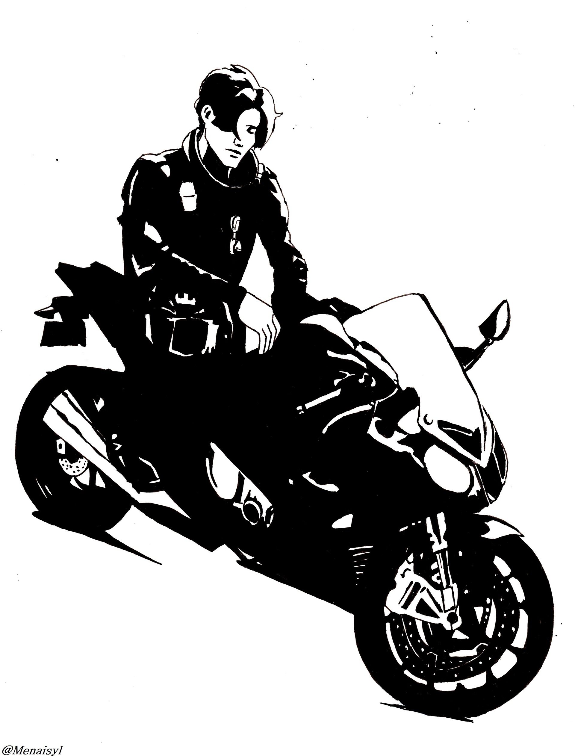 ArtStation - Racer [Inktober52 24]