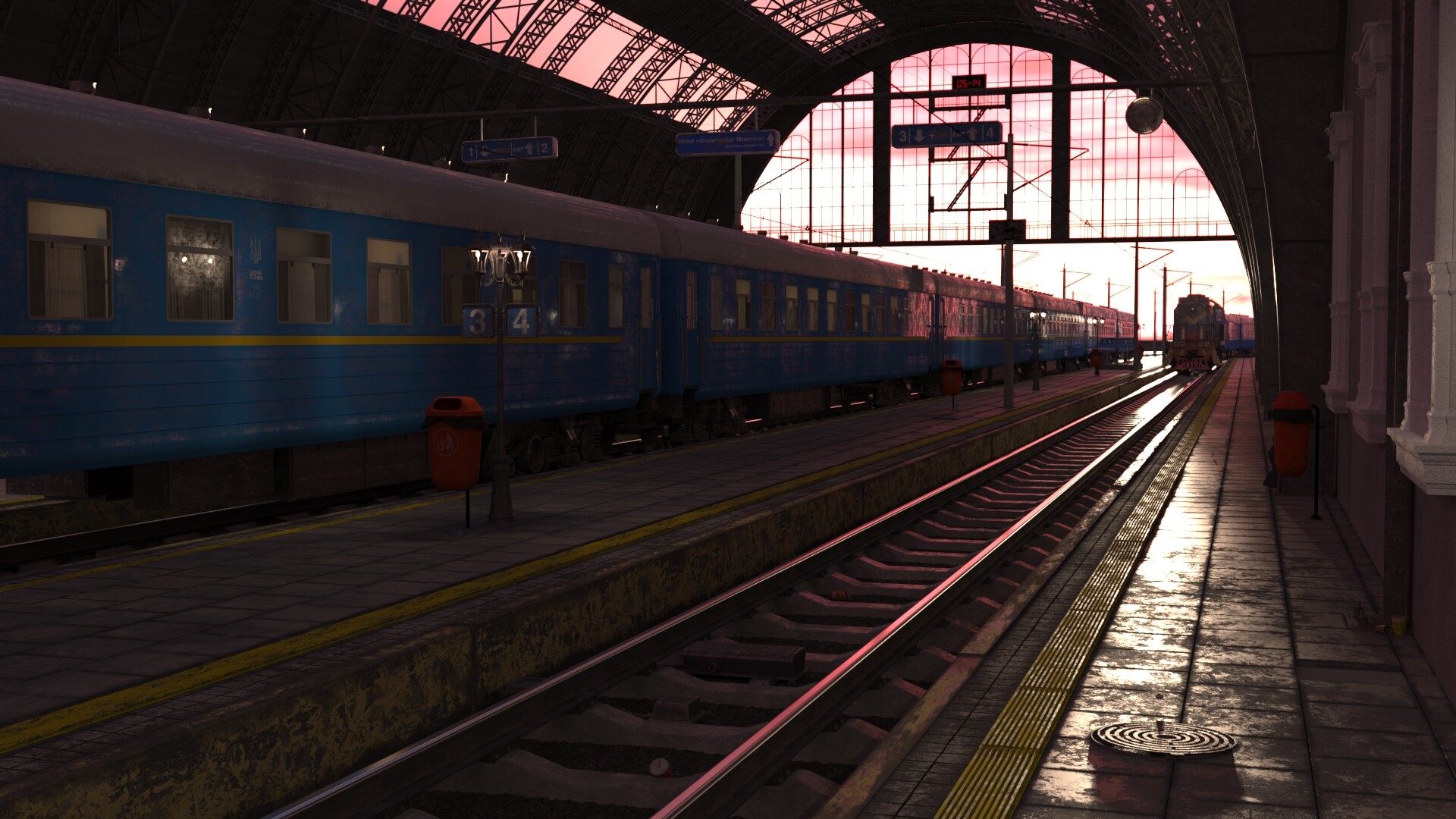 ArtStation - Train station