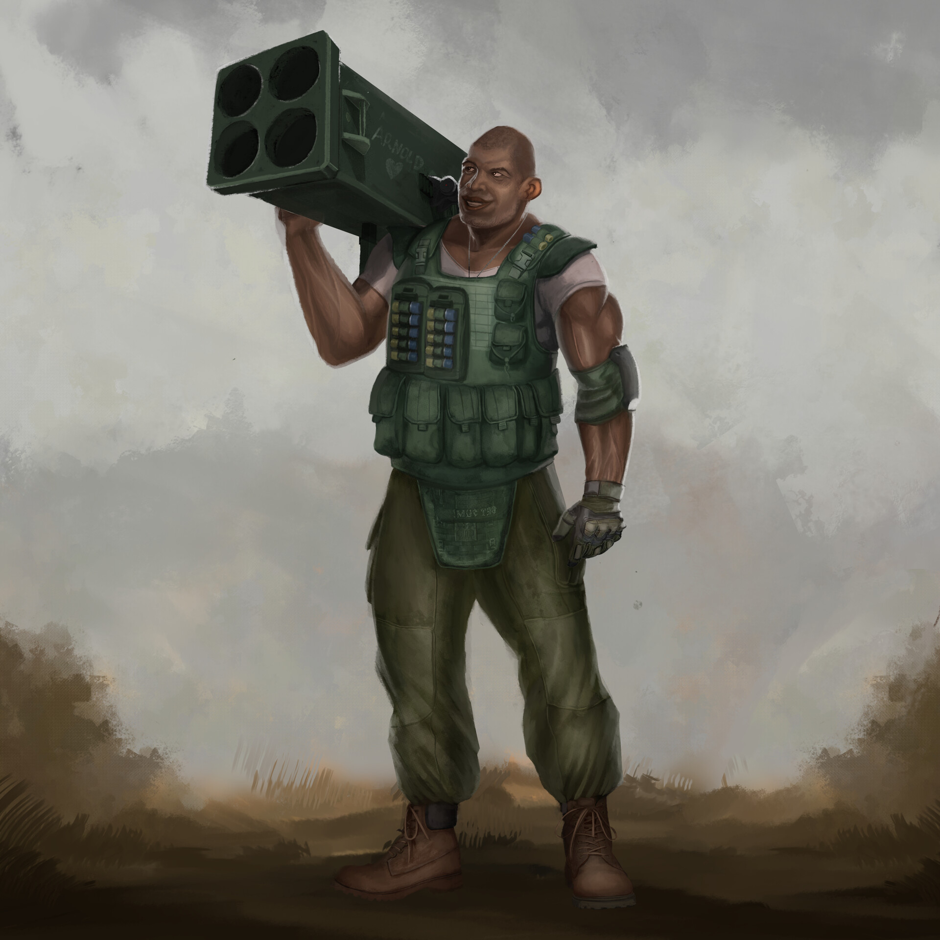 ArtStation - Concept art soldier 3