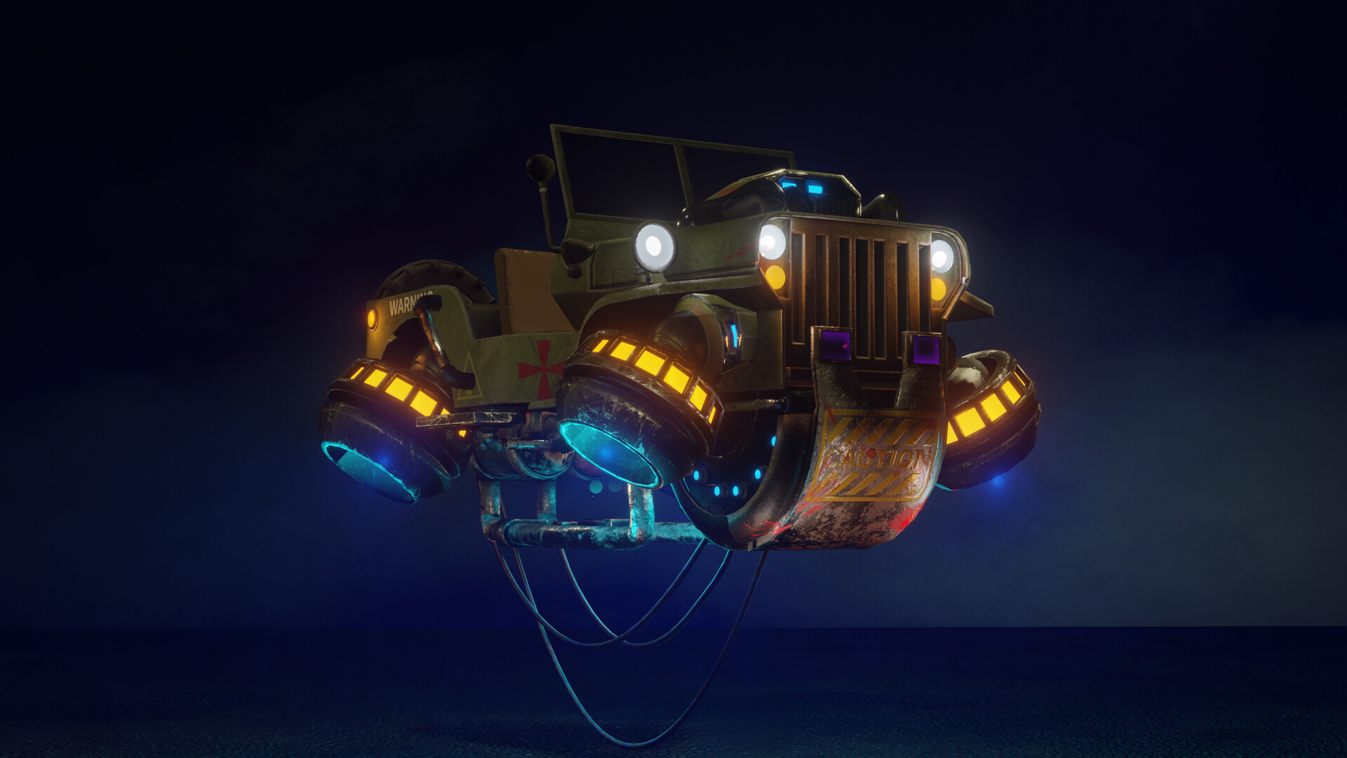 ArtStation - War vehicle (sifi version)