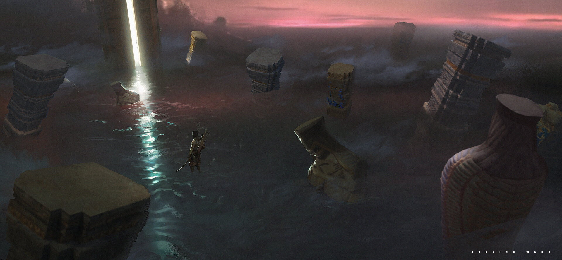 Junling Wang - old concept artwork by 2021