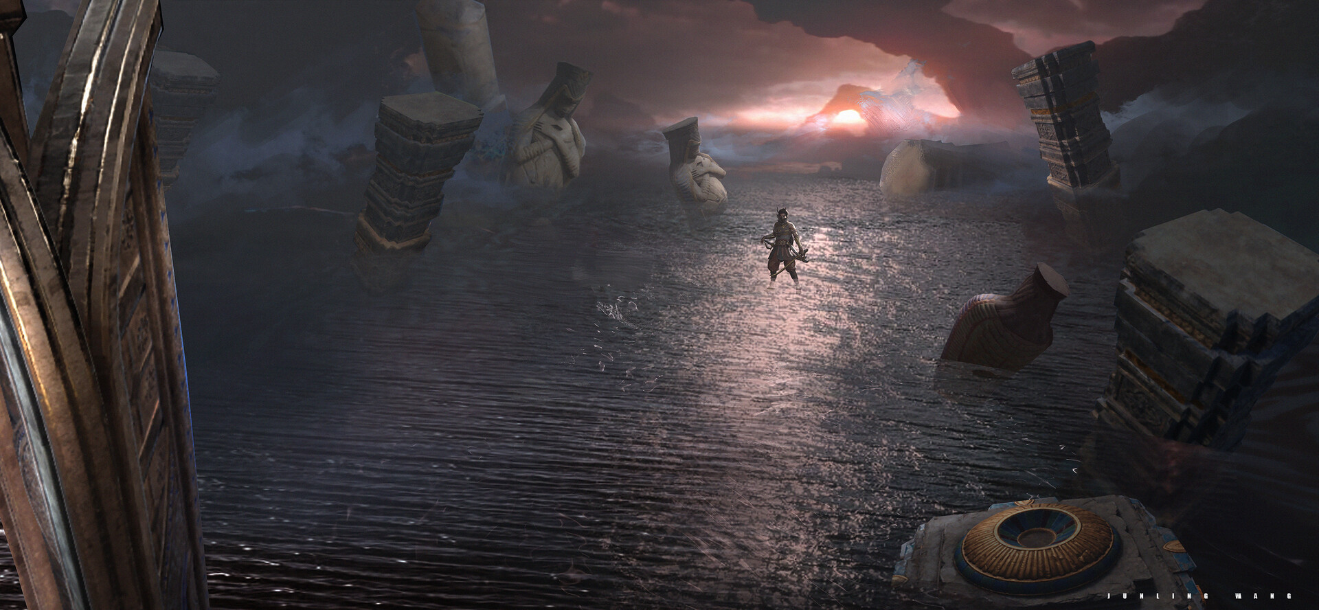 Junling Wang - old concept artwork by 2021