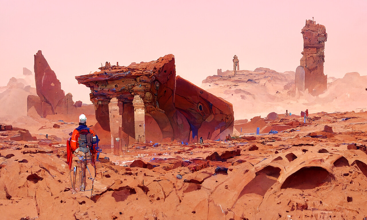 ArtStation - Ancient Ruins of Mars