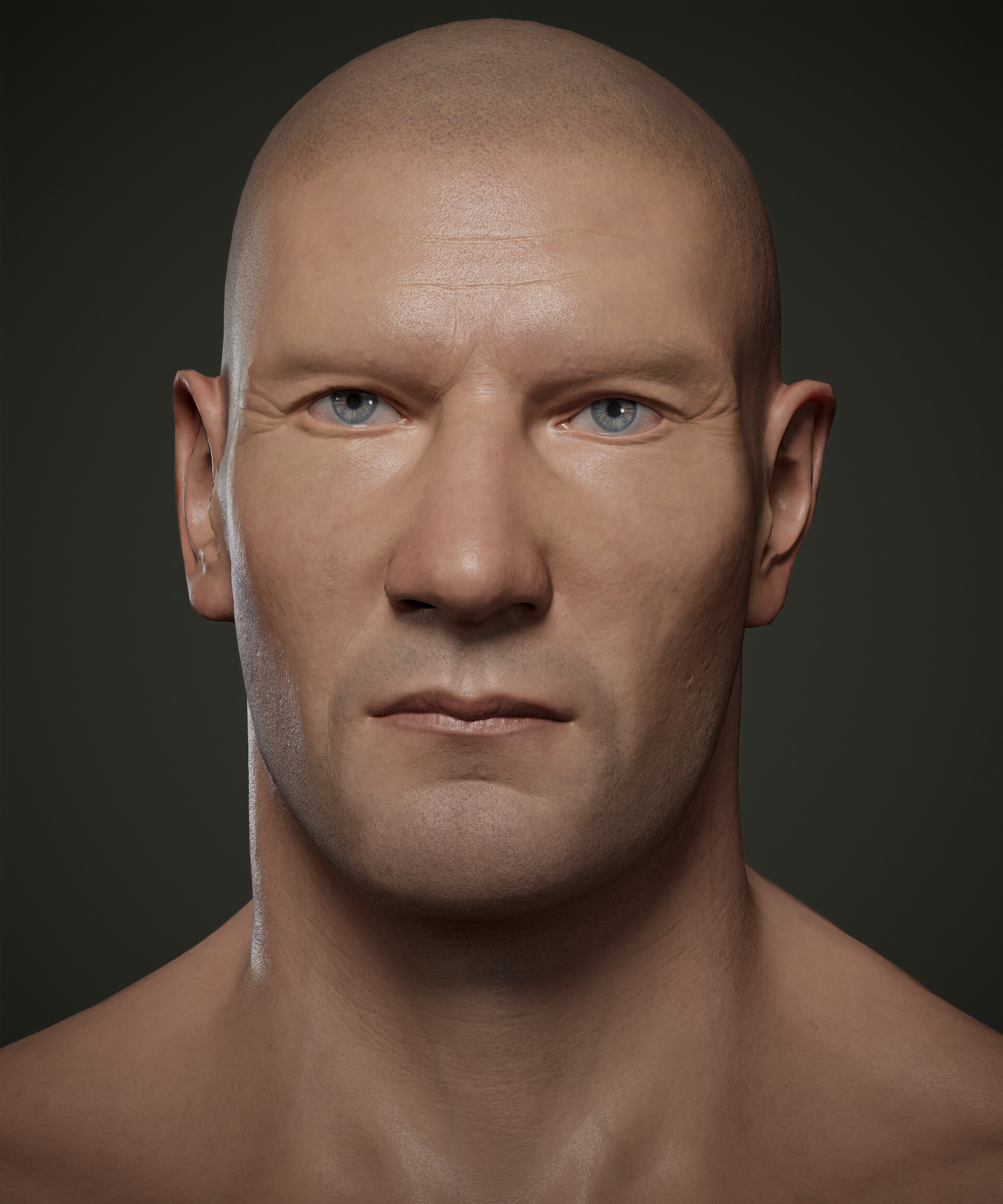 ArtStation - Face Study | Texturing | Marmoset Render
