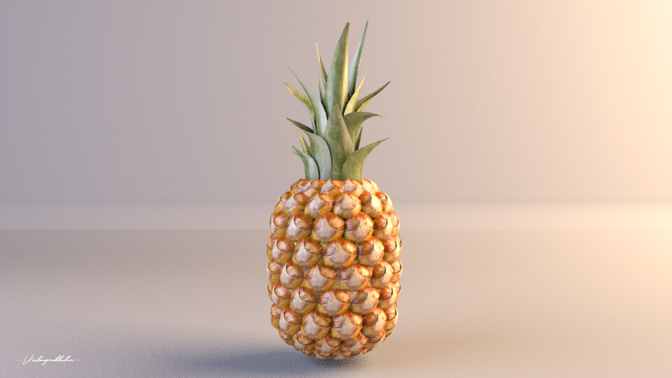 ArtStation - Pineapple 3D model