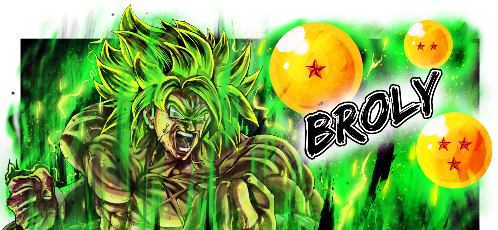 ArtStation - Broly fan art