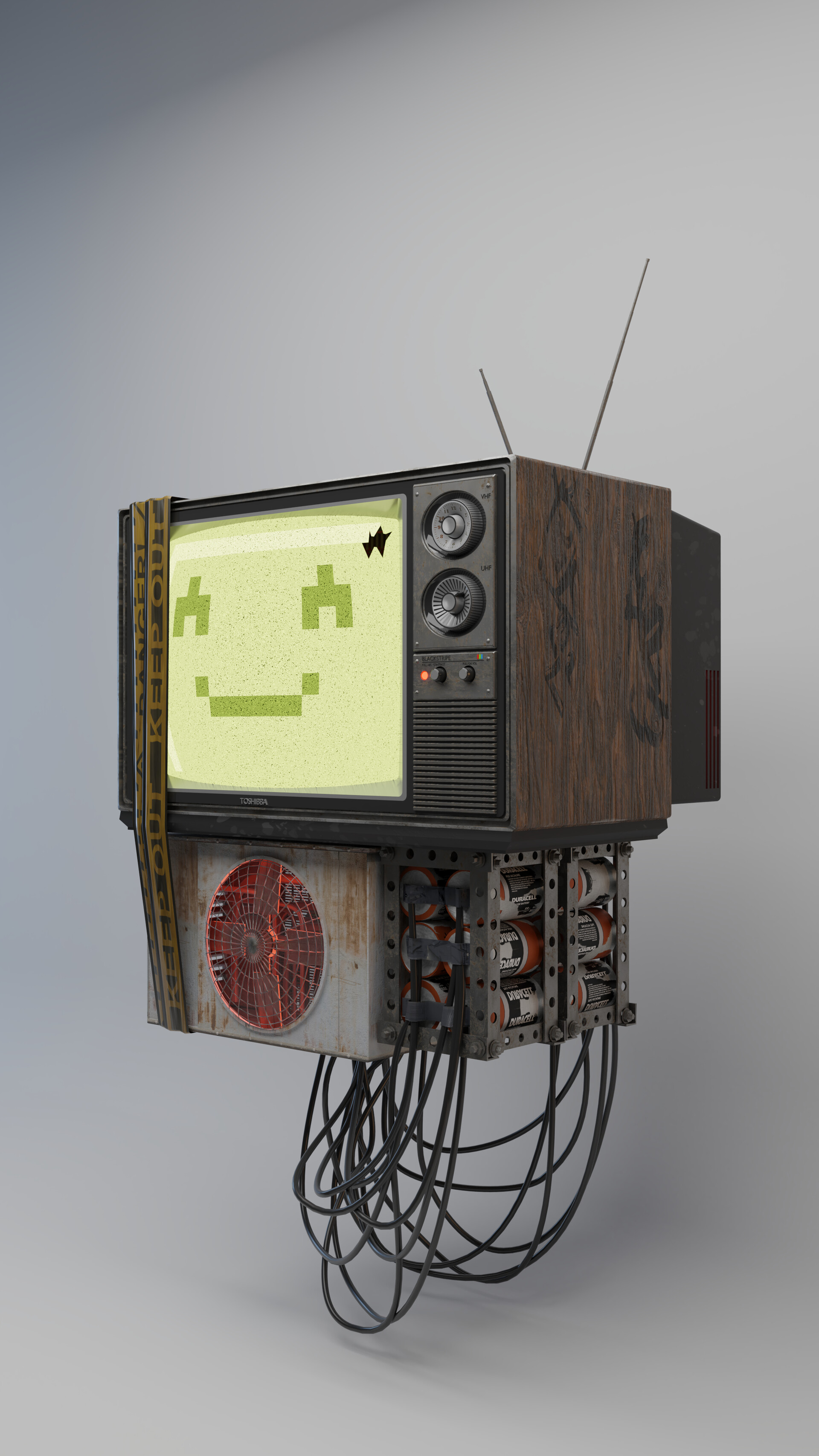 ArtStation - Retro TV in the future