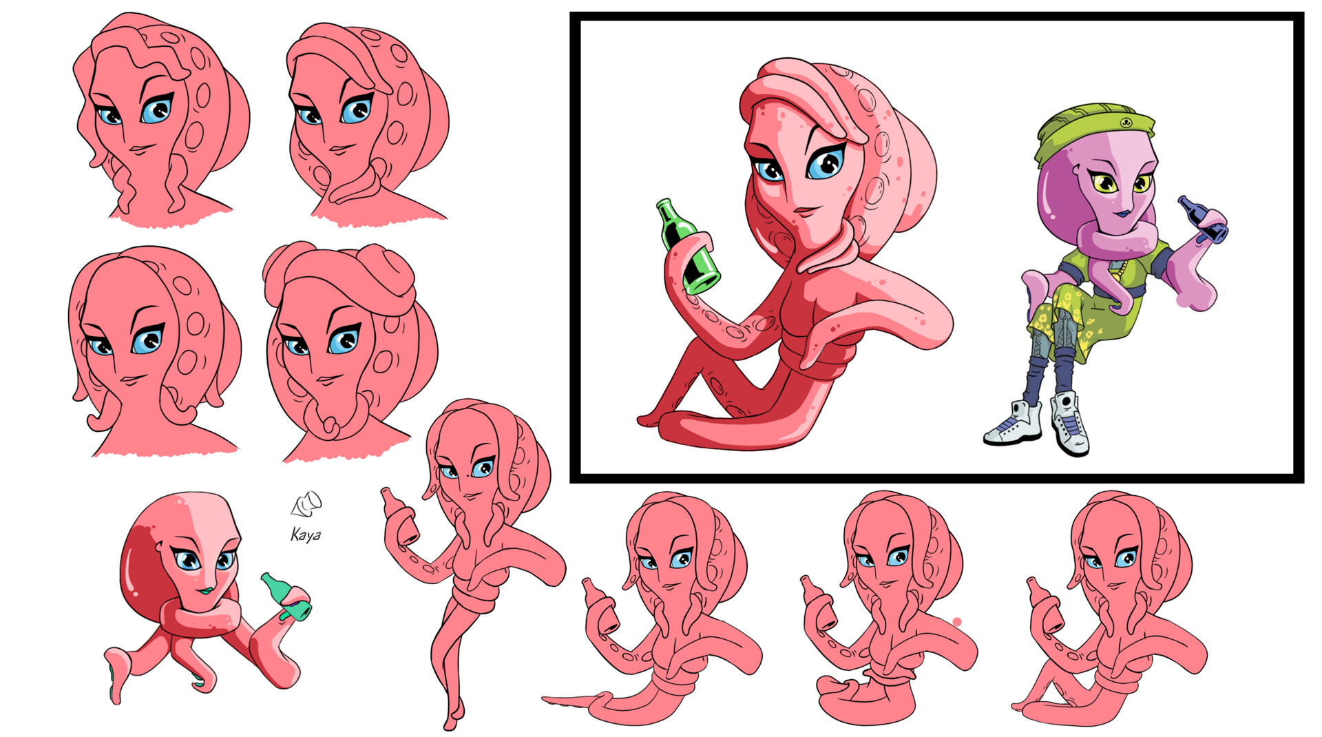 ArtStation - Octopus - Character Dev