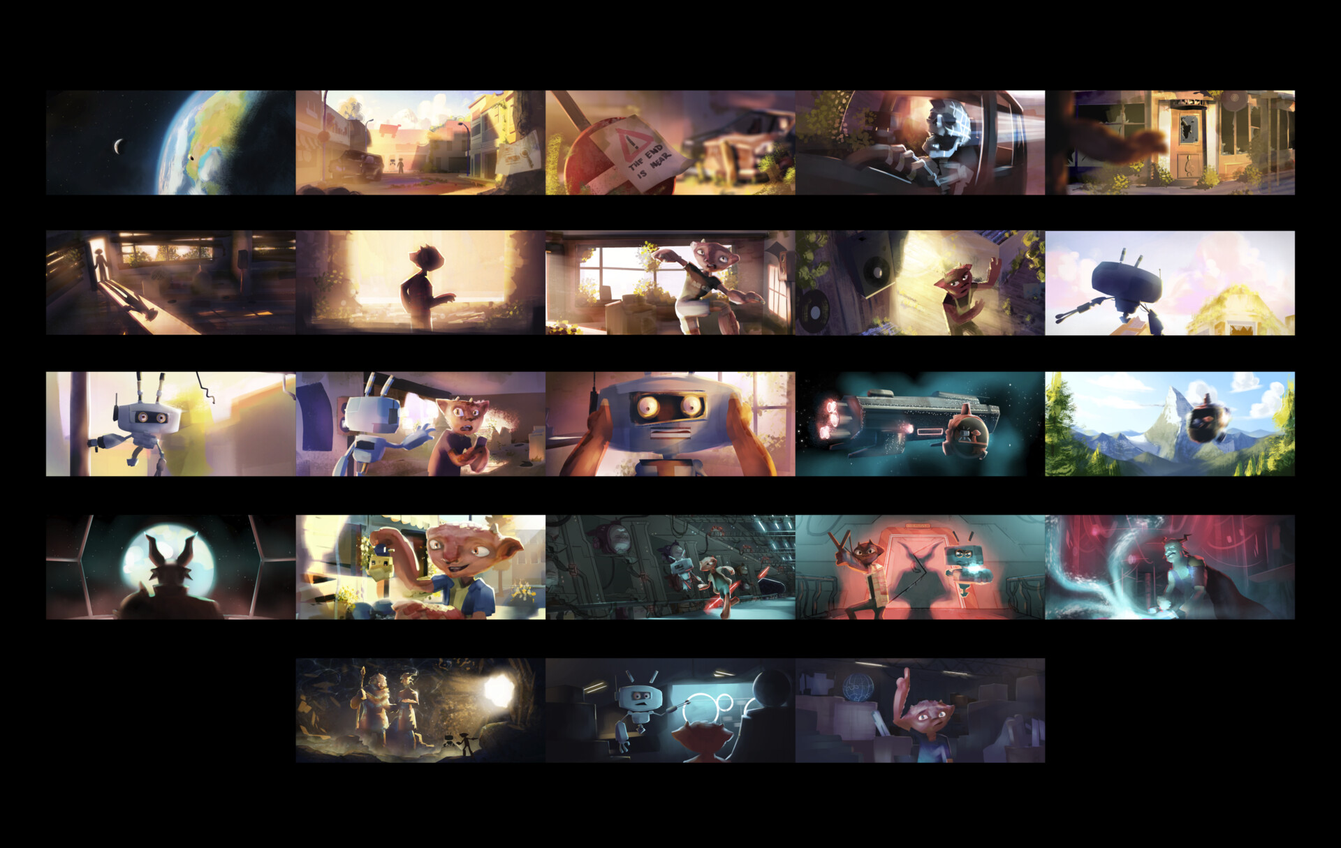 Pau Homs i Farré - Dear Outer Space - The Complete Color Script