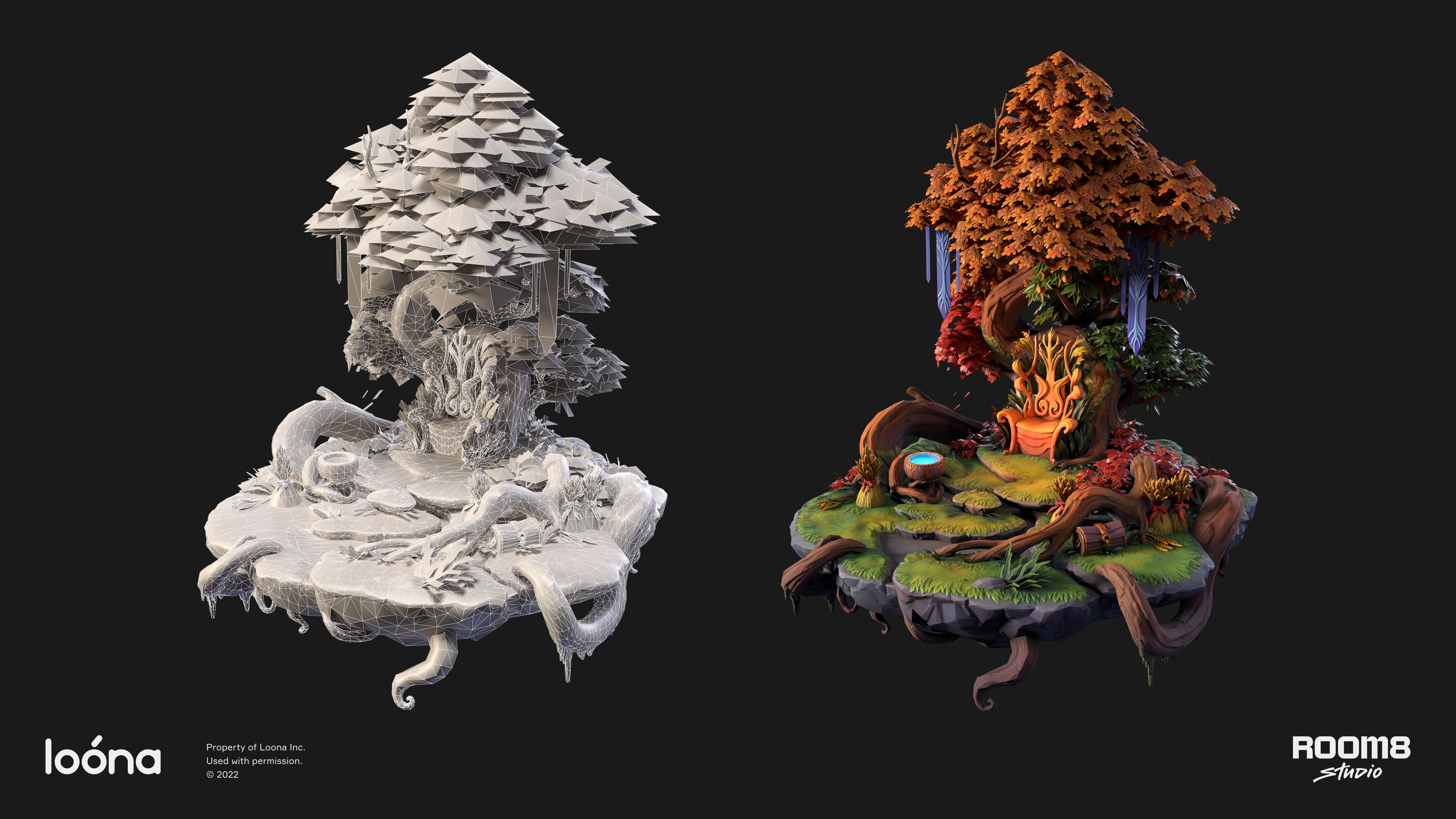 Room 8 Studio - Portfolio - Throne Room (Loona)