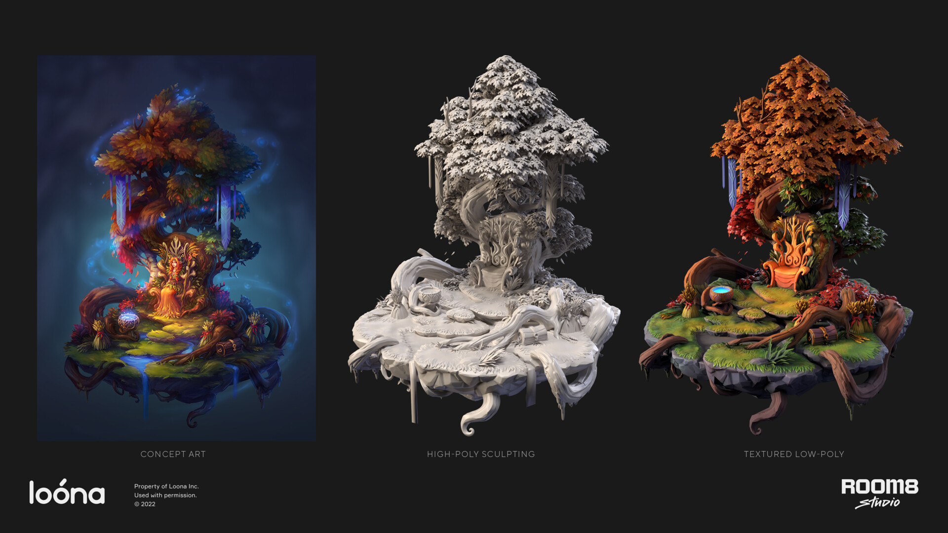 Room 8 Studio - Portfolio - Loona - Stylized Environment Assets